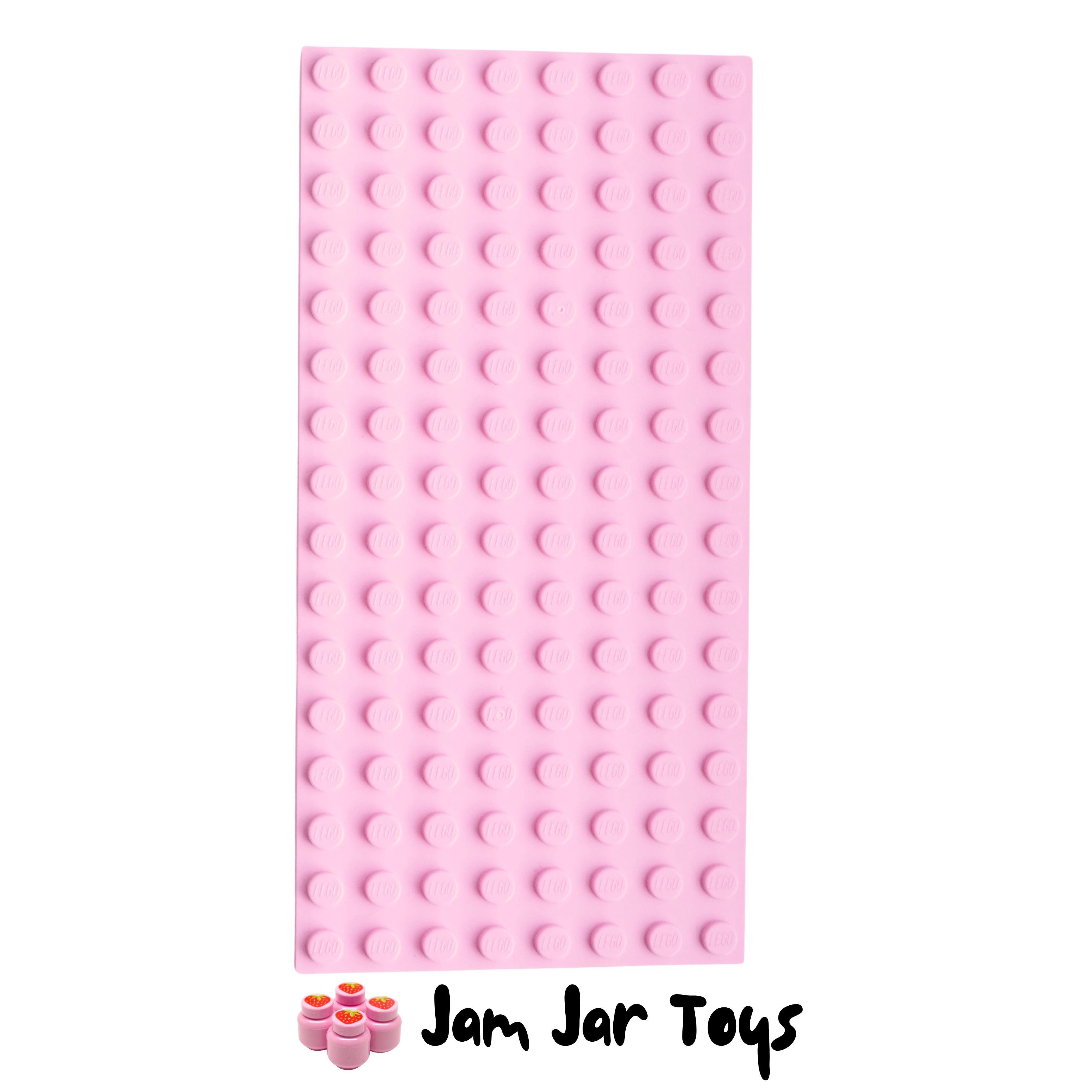 LEGO Bright Pink 8x16 Plate | JamJarToys