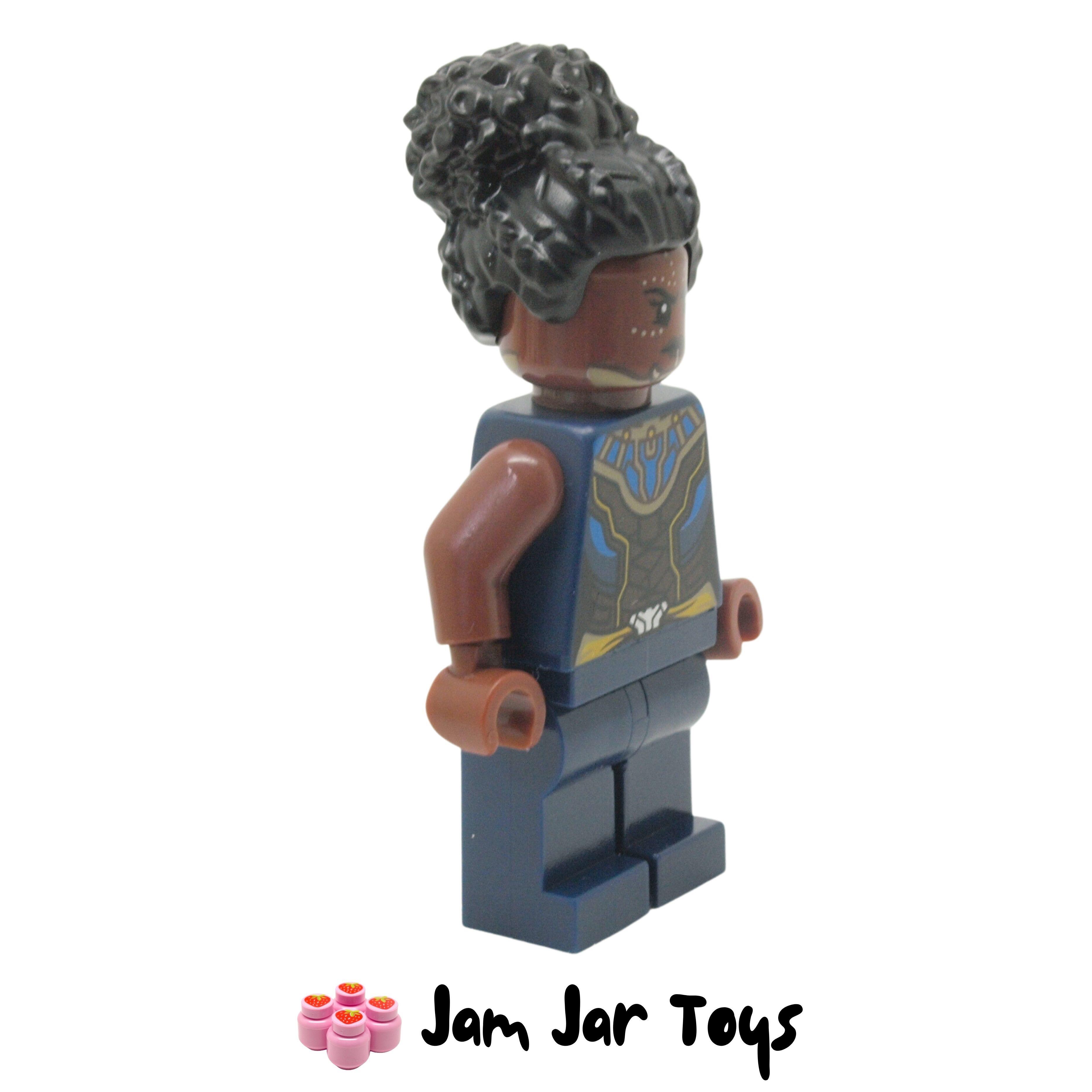 LEGO Shuri Dark Blue Top Marvel Super Heroes Mini Figure SH735 76212 R447