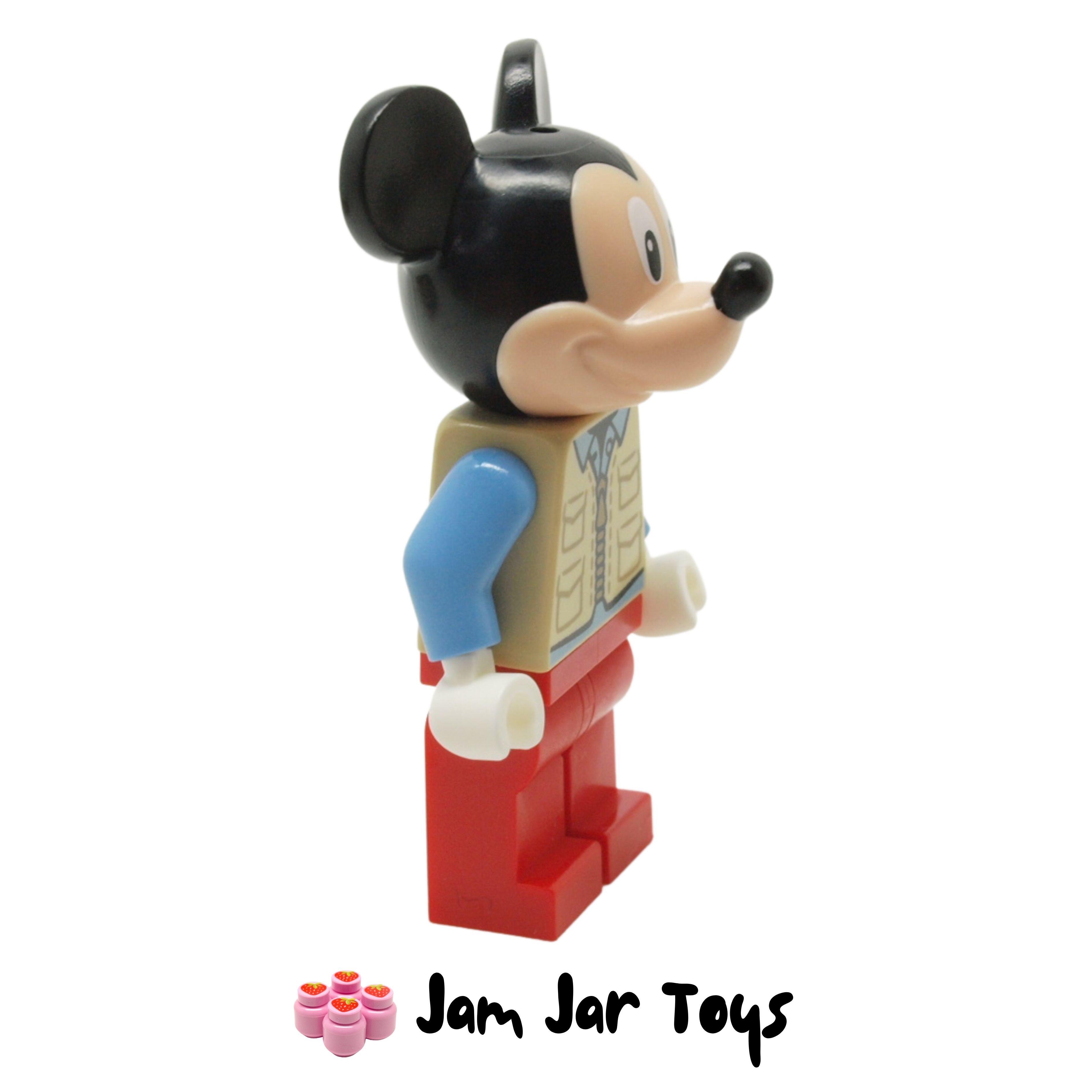 LEGO Mickey Mouse Disney Mini Figure - Tan Safari Vest and Medium Blue ...