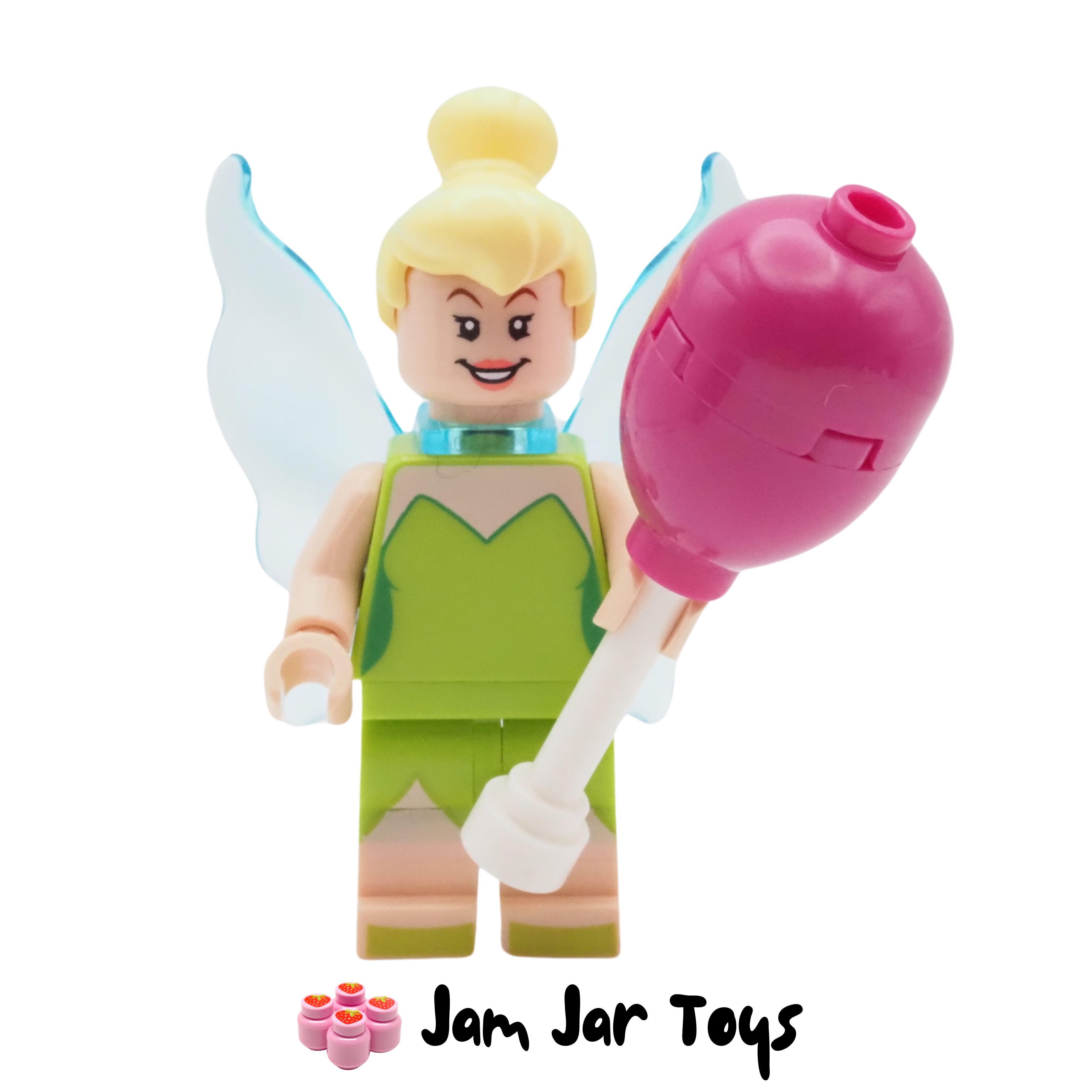 LEGO Tinker Bell Disney Mini Figure, Light Trans Blue Butterfly Wings. R473