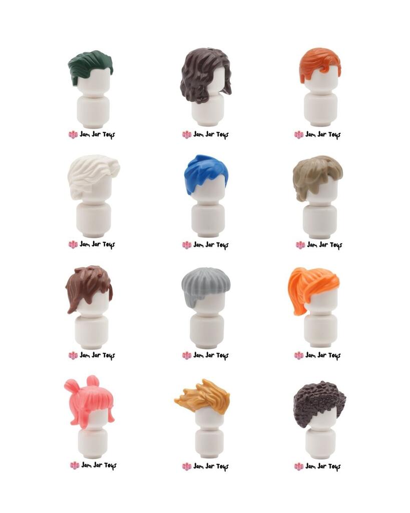 Hair Today, Gone Tomorrow: JamJarToys' Wild World of LEGO Hair