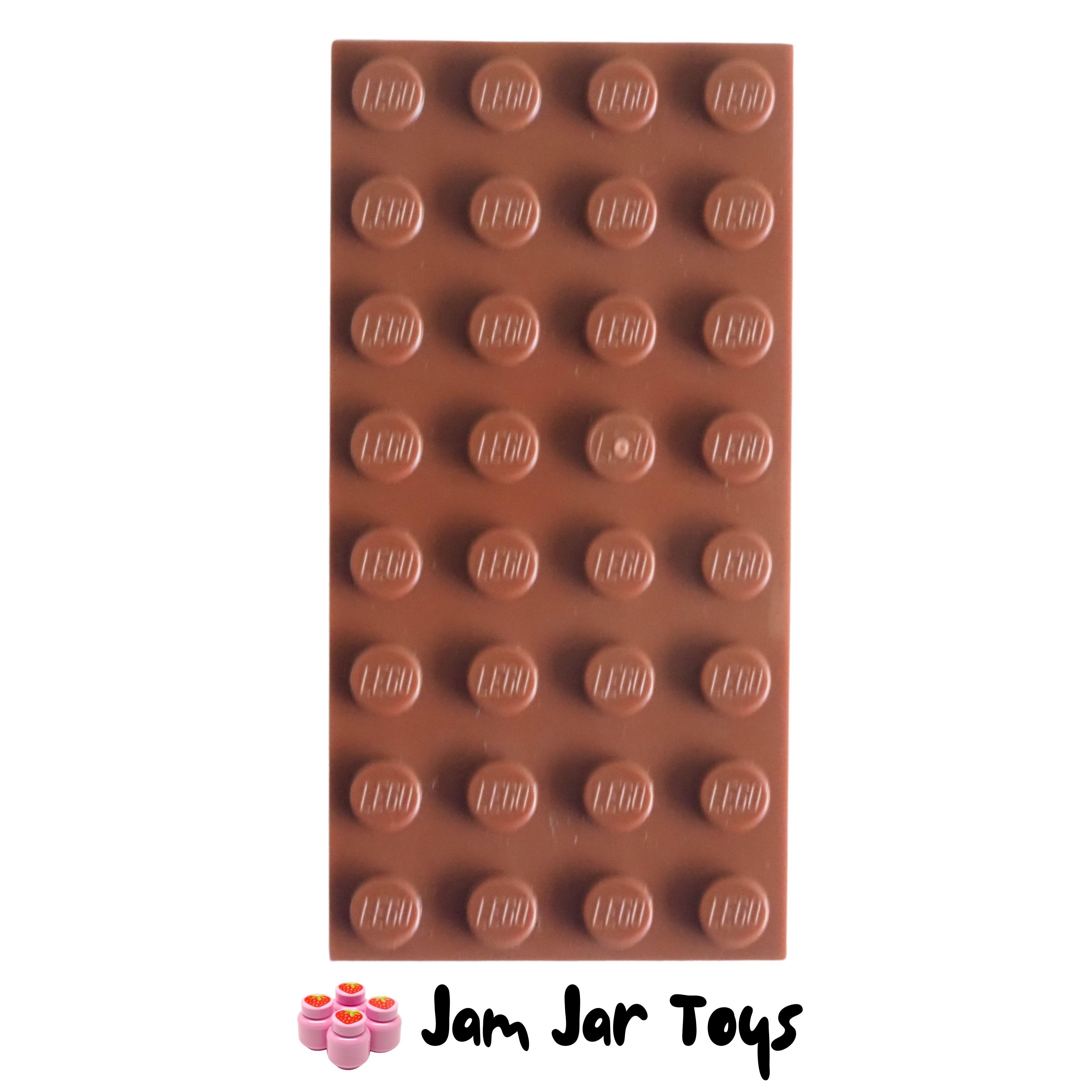 LEGO Reddish Brown 4 x 8 LEGO Base Plate