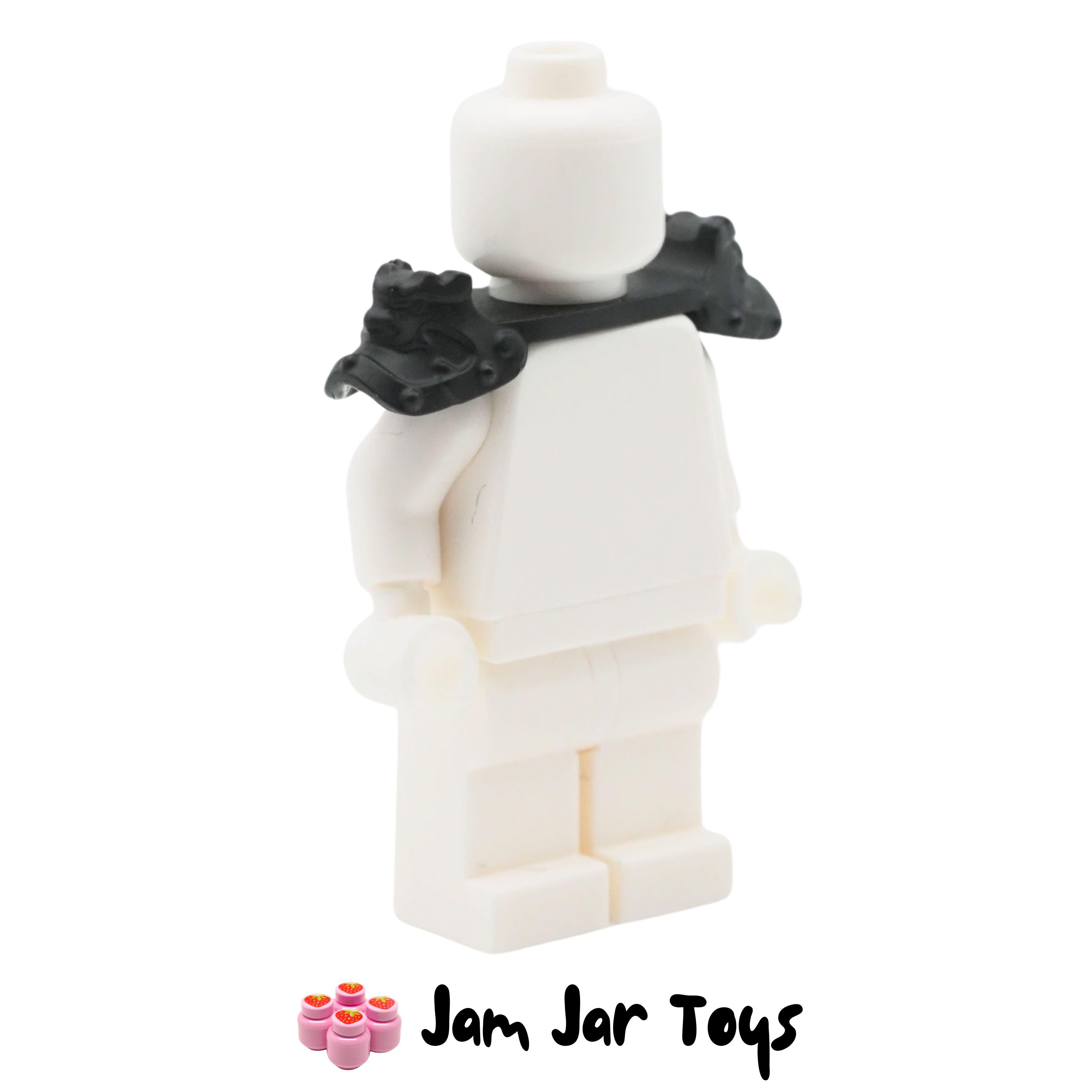 LEGO Black Armour Shoulder Guards, Dragon Faces. A516