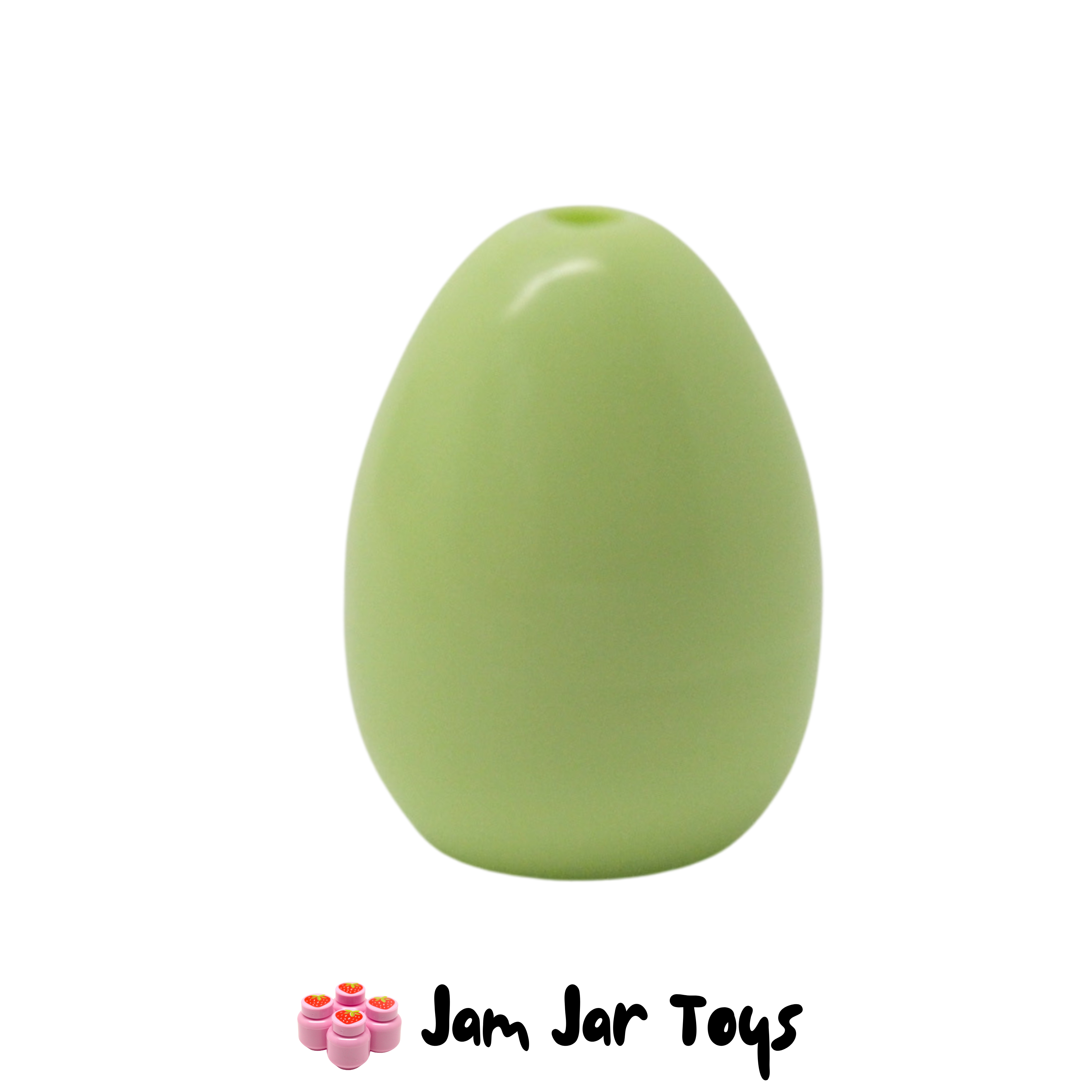 LEGO Dinosaur Eggs for Minifigures Easter / Food - Yellowish Green x4. A119