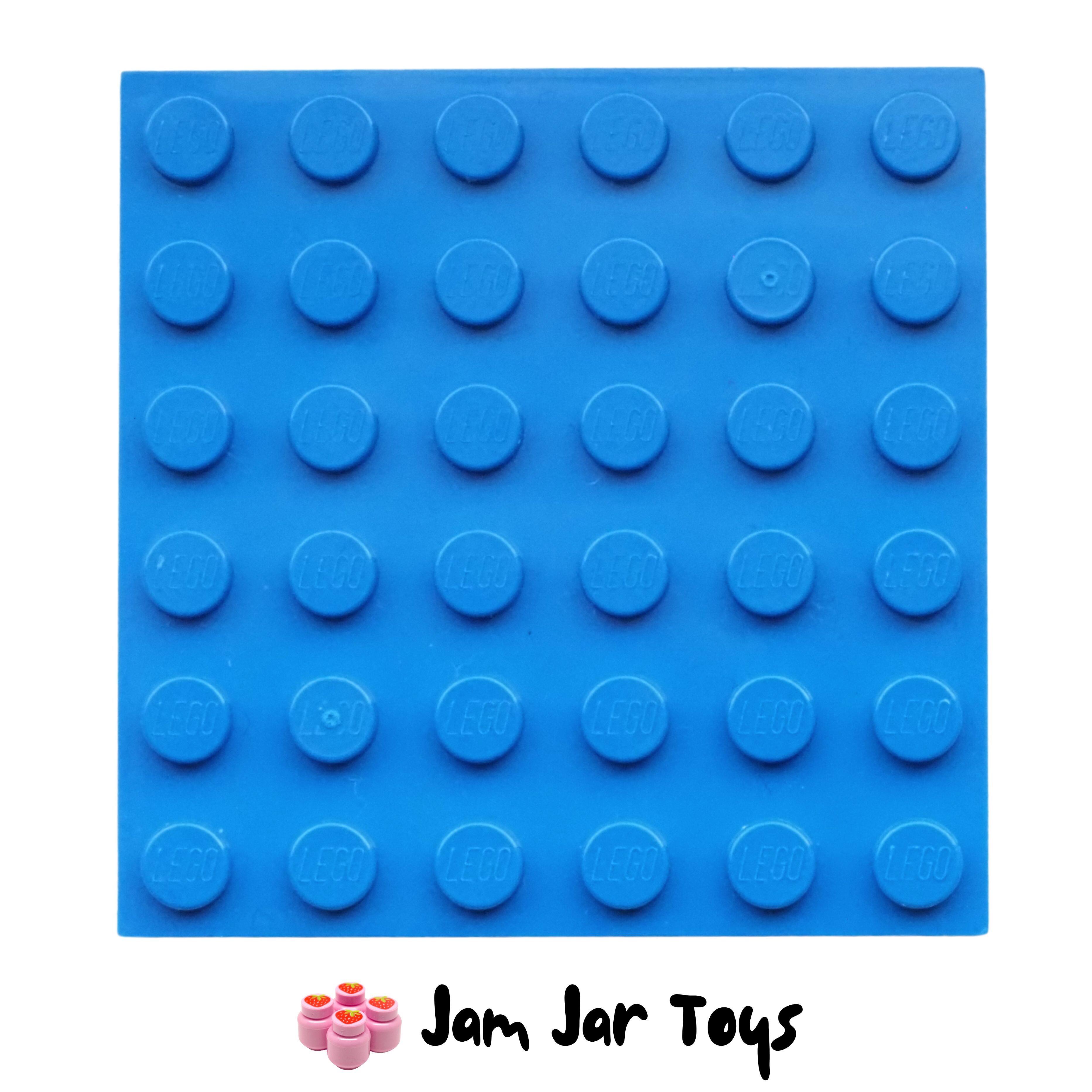 LEGO Blue 6 x 6 LEGO Base Plate.