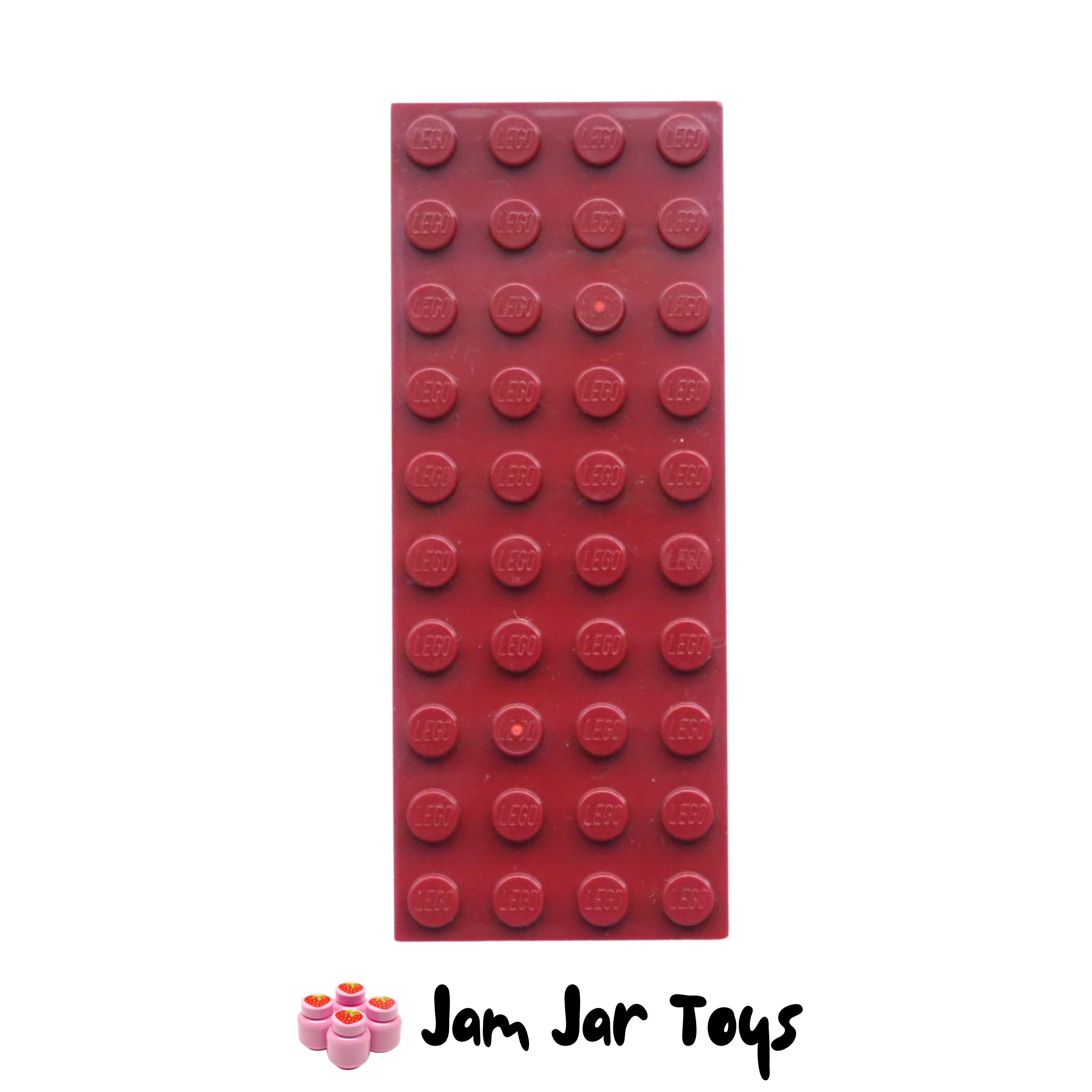 LEGO Dark Red 4 x 10 LEGO Base Plate