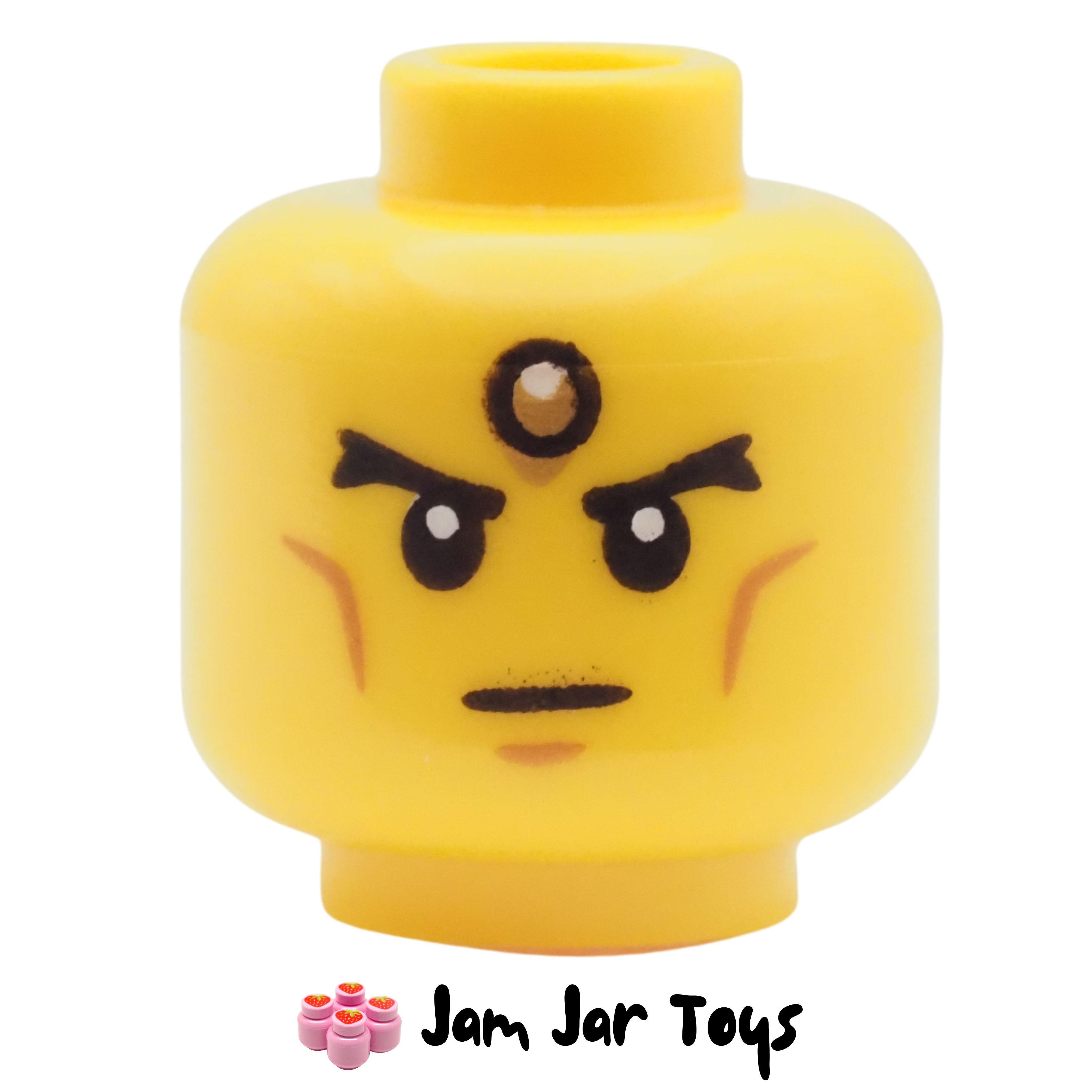LEGO Erlang Shen Yellow Head, Gold Forehead 6516497 | JamJarToys