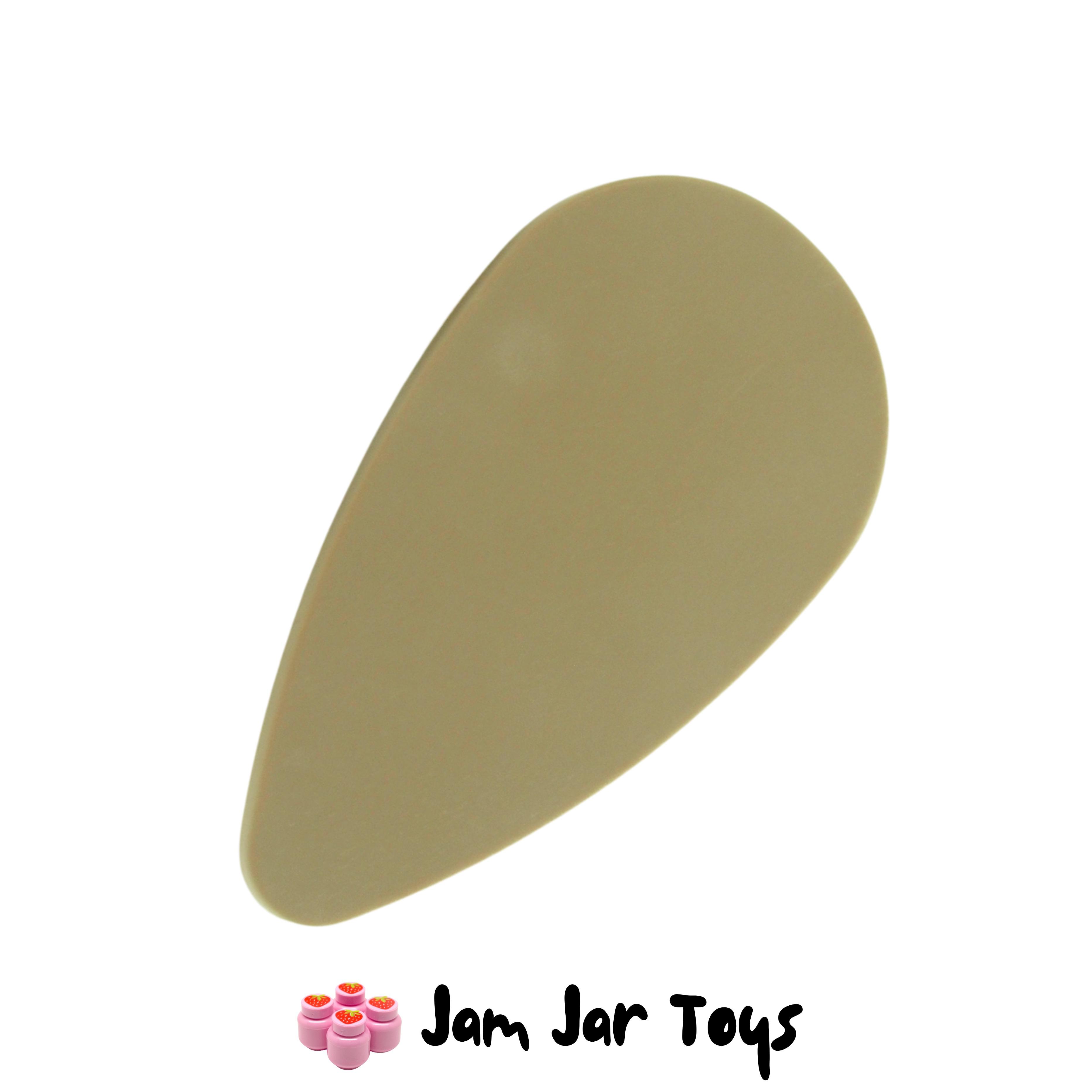 LEGO Dark Tan Shield - Plain Ovoid