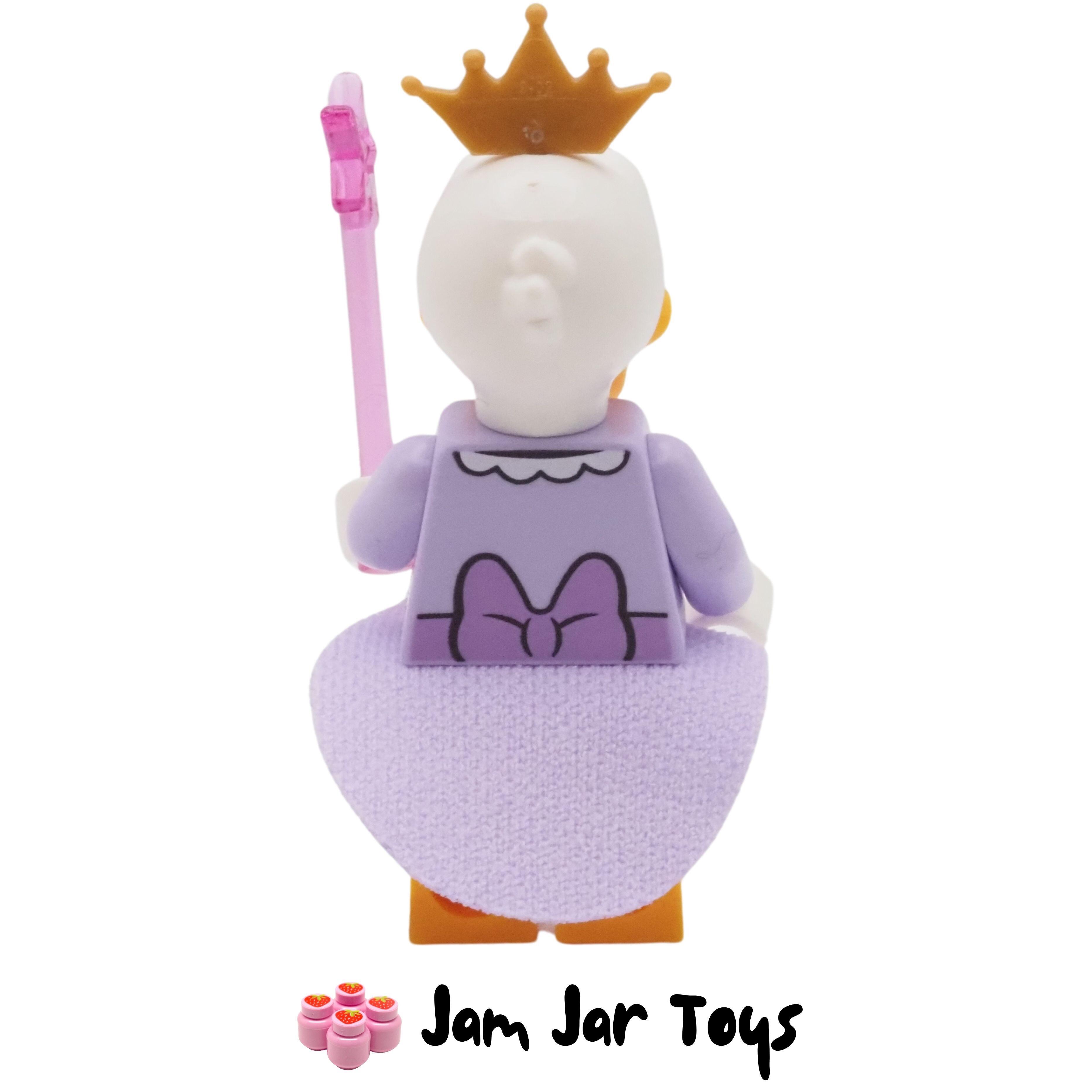 LEGO Disney Daisy Duck Minifigure, Lavender Dress, Gold Crown. R416