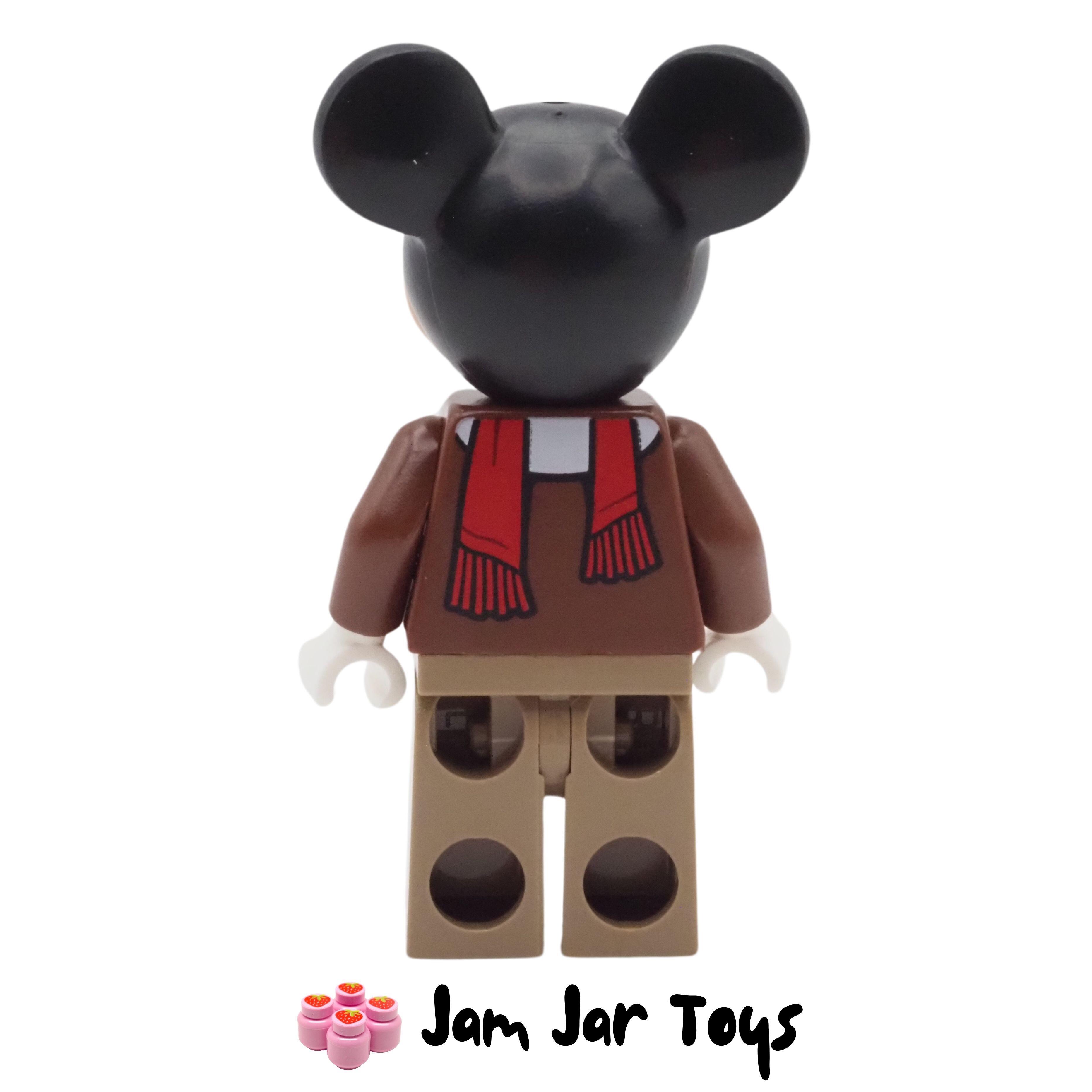 LEGO Disney Mickey Mouse Pilot Mini Figure In Brown Flying Jacket R859