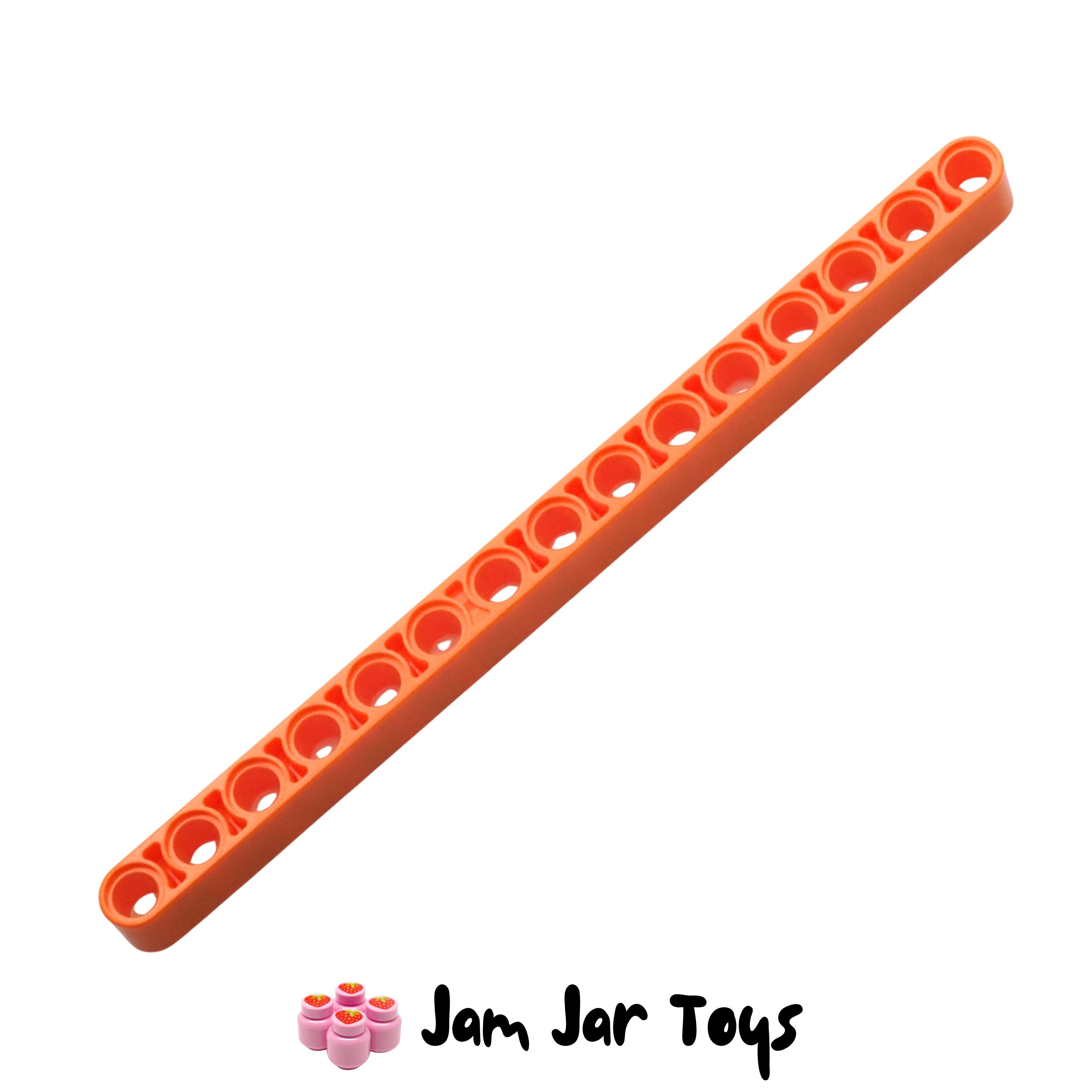 LEGO Technic Beam – Orange 1×15 | JamJarToys