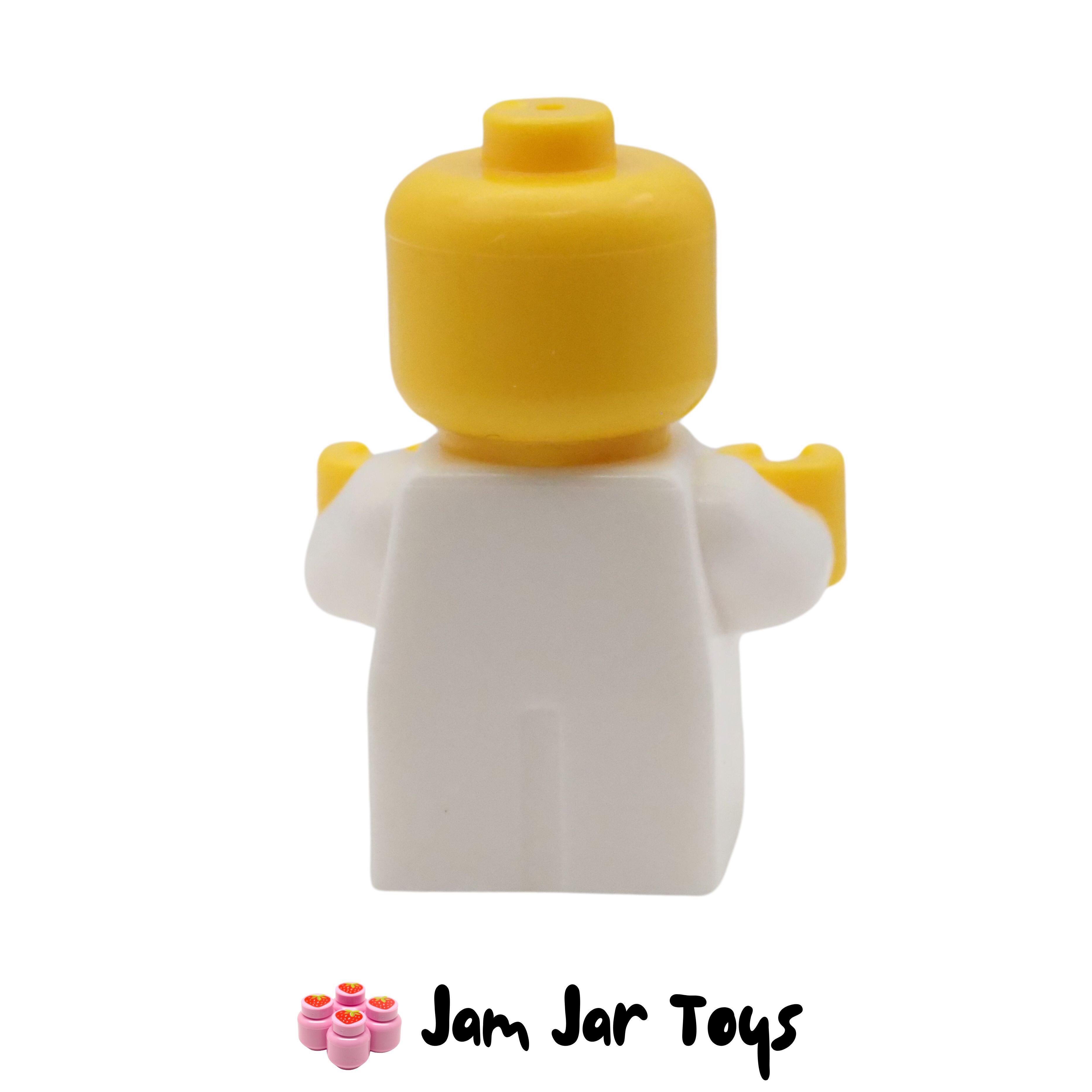LEGO Baby / Toddler, White Body, Fixed Arms, Yellow Hands. F32.