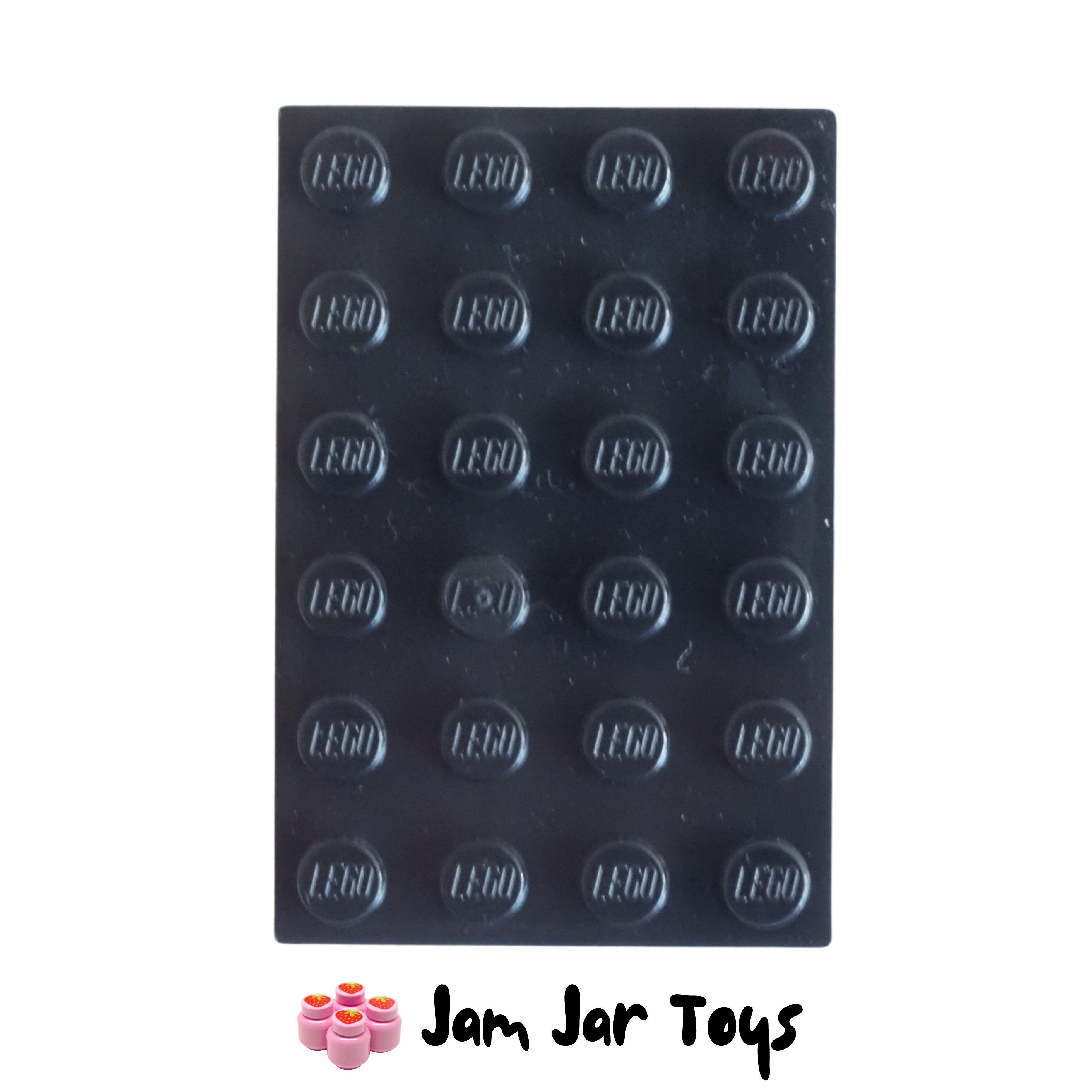 LEGO Black 4 x 6 LEGO Base Plate