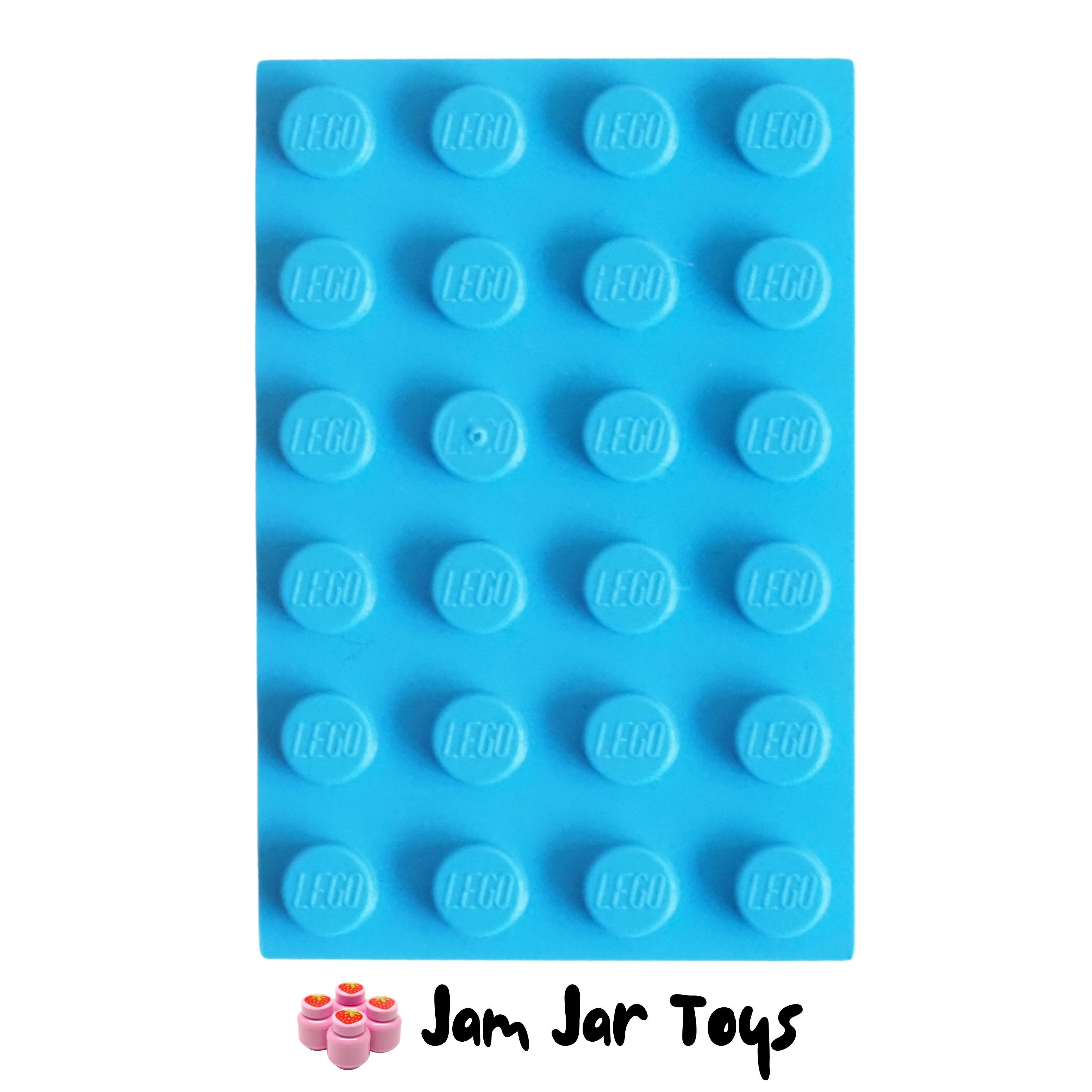 LEGO Dark Azure 4 x 6 LEGO Base Plate