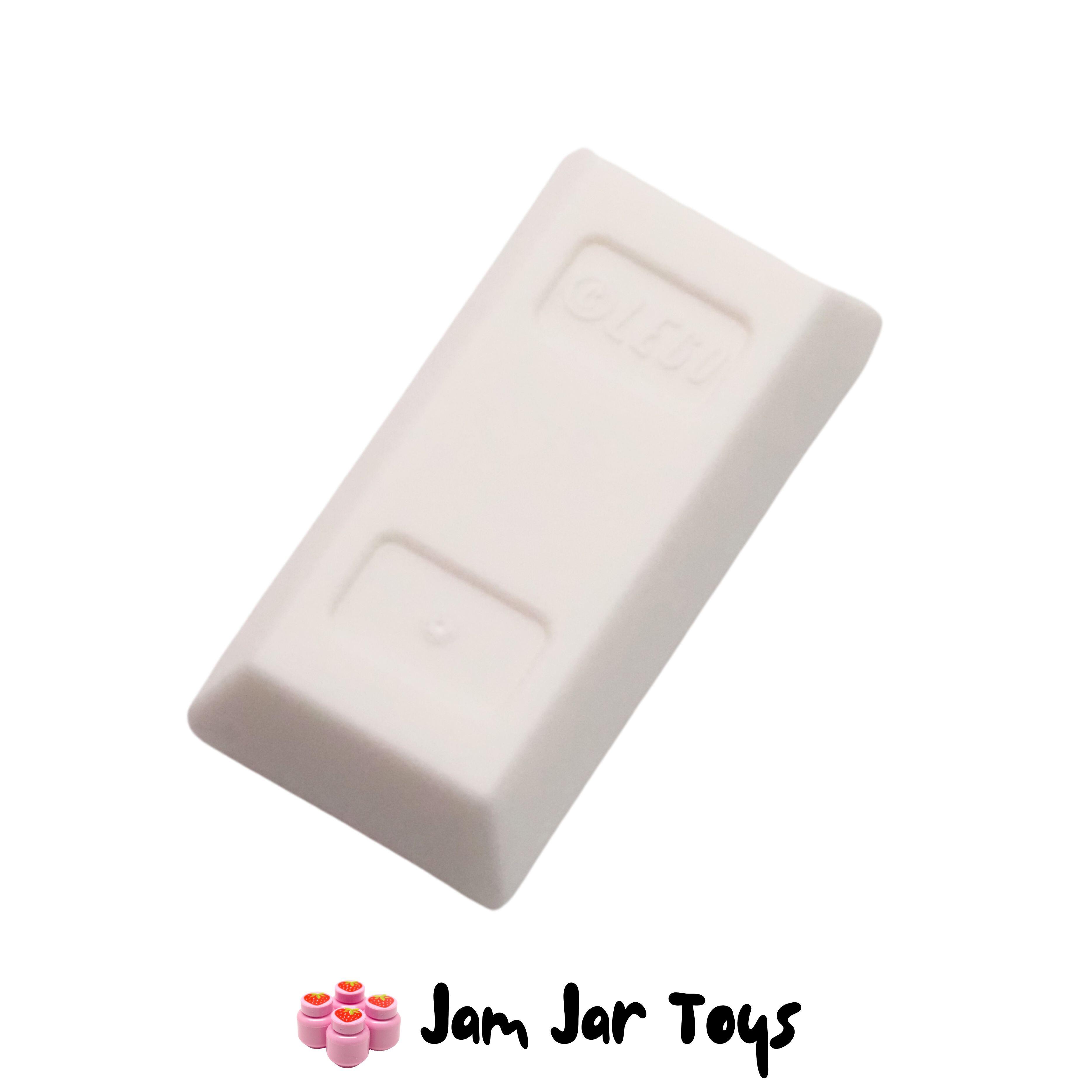 LEGO White Ingot, Gold Bullion. PT161