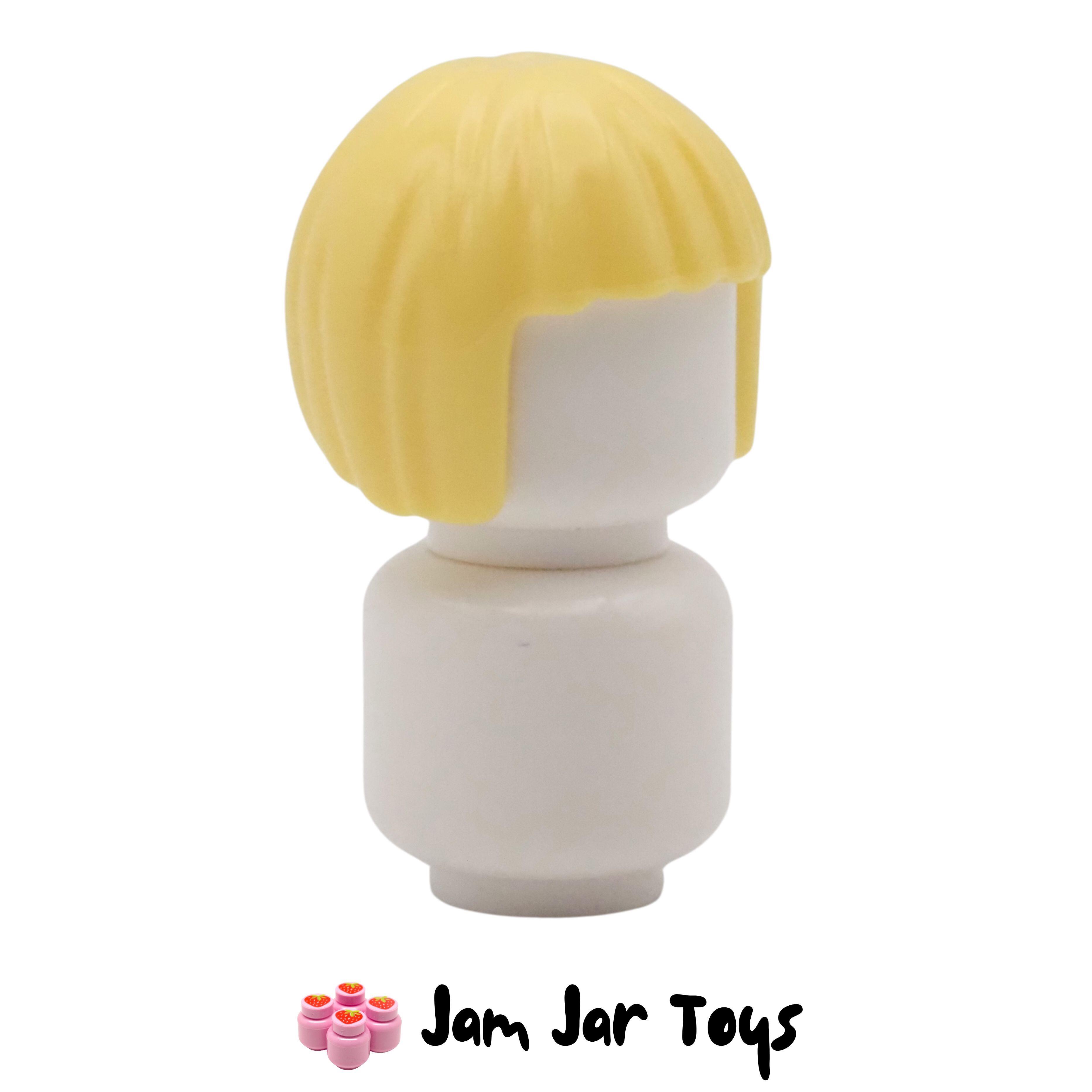LEGO Minifigure Hair - Light Yellow Bob 6553745 | JamJarToys