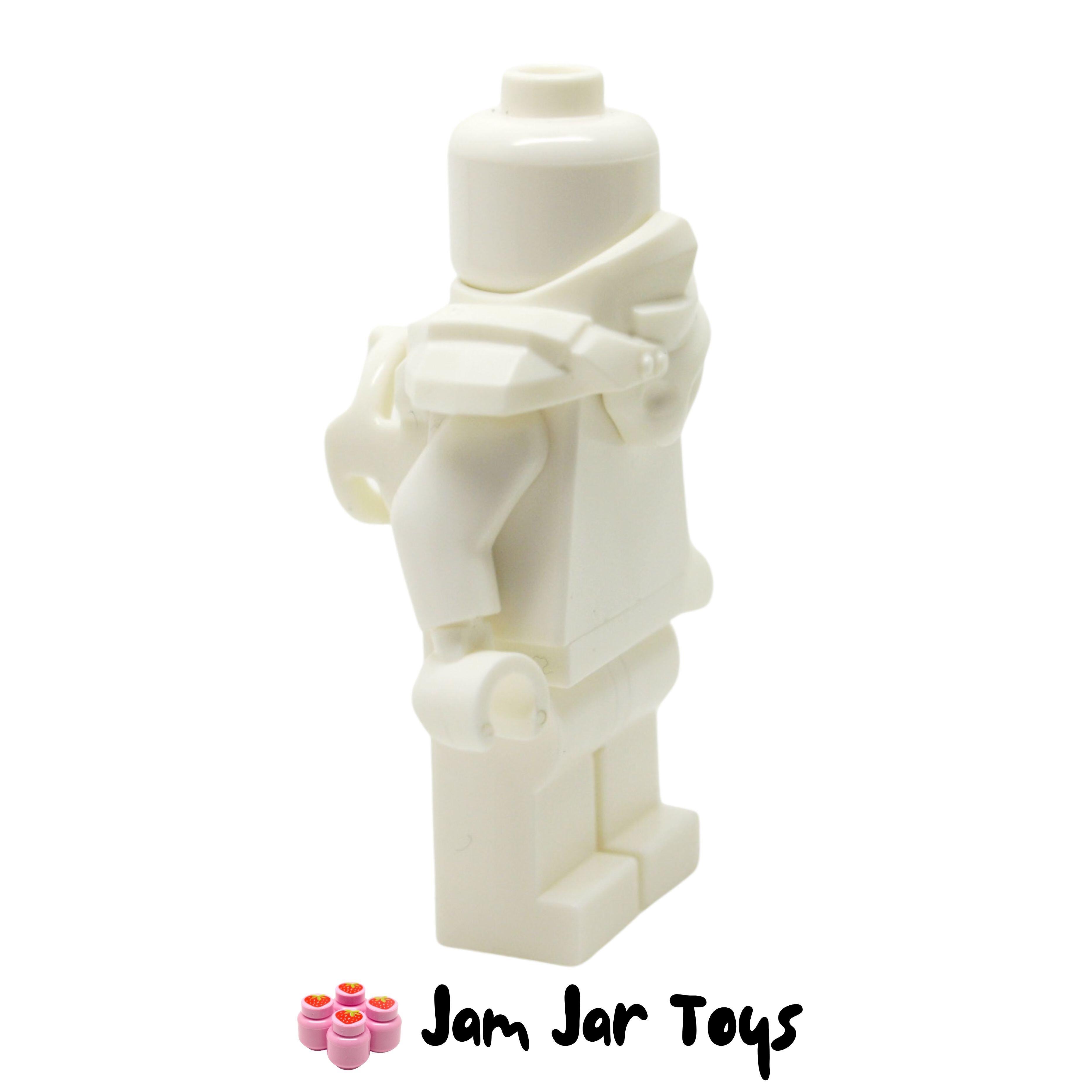 LEGO White Shoulder Guard with Hood and Katana Holder. A288