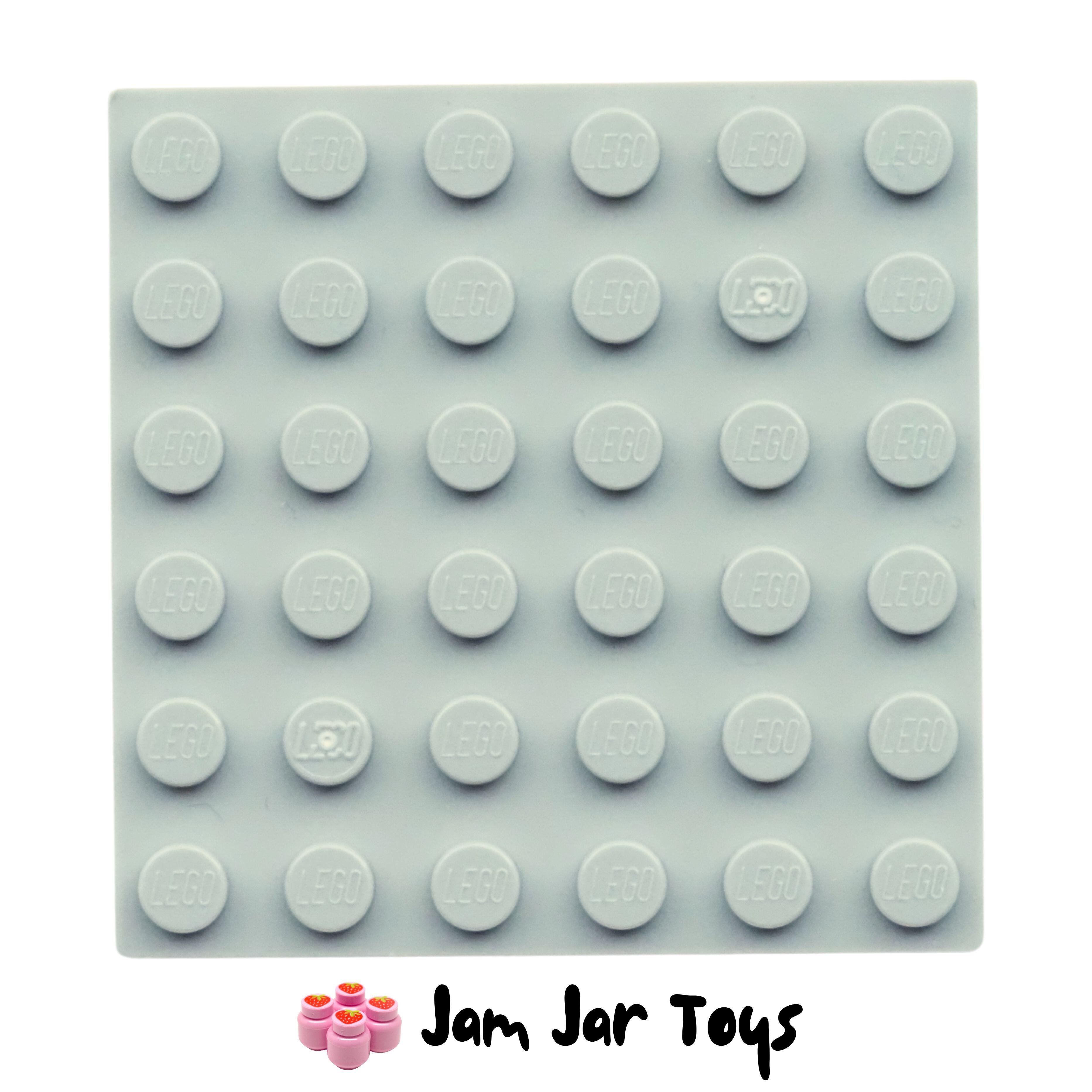 LEGO Light Bluish Grey 6 x 6 LEGO Base Plate.