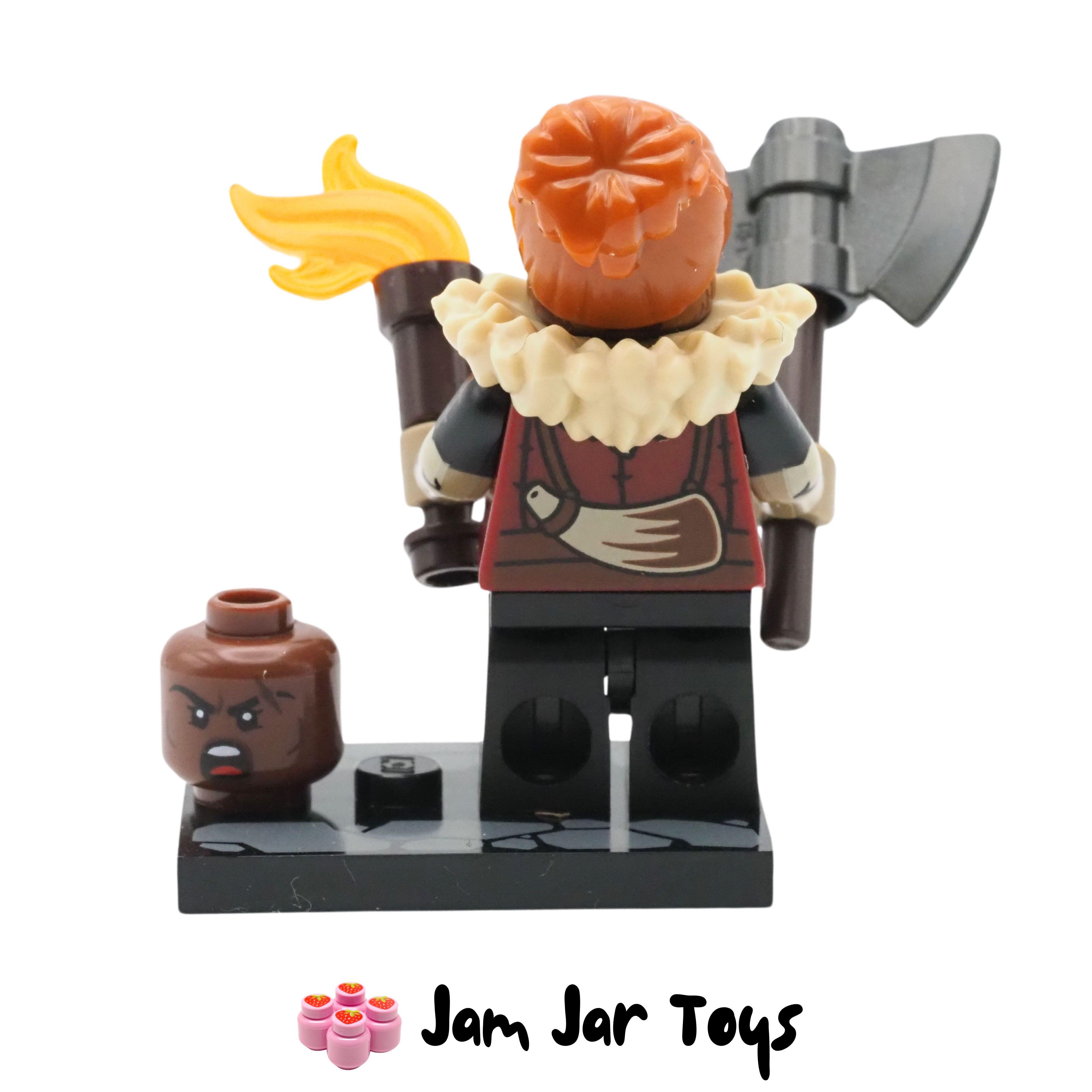 LEGO Dungeons & Dragons Dwarf Barbarian Minifigure 71047-1 COLDND01 RBB