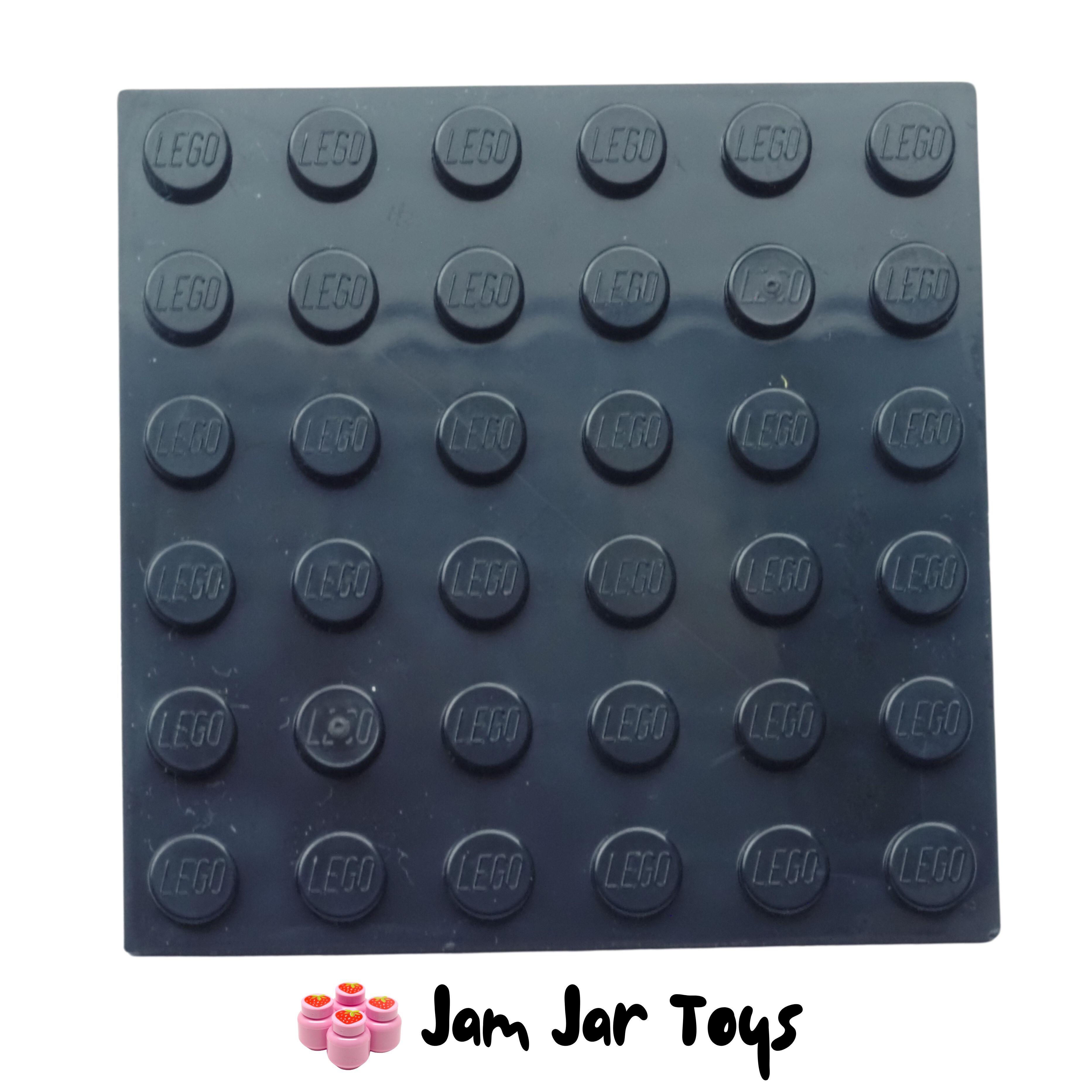LEGO Black 6 x 6 LEGO Base Plate 395826 | JamJarToys