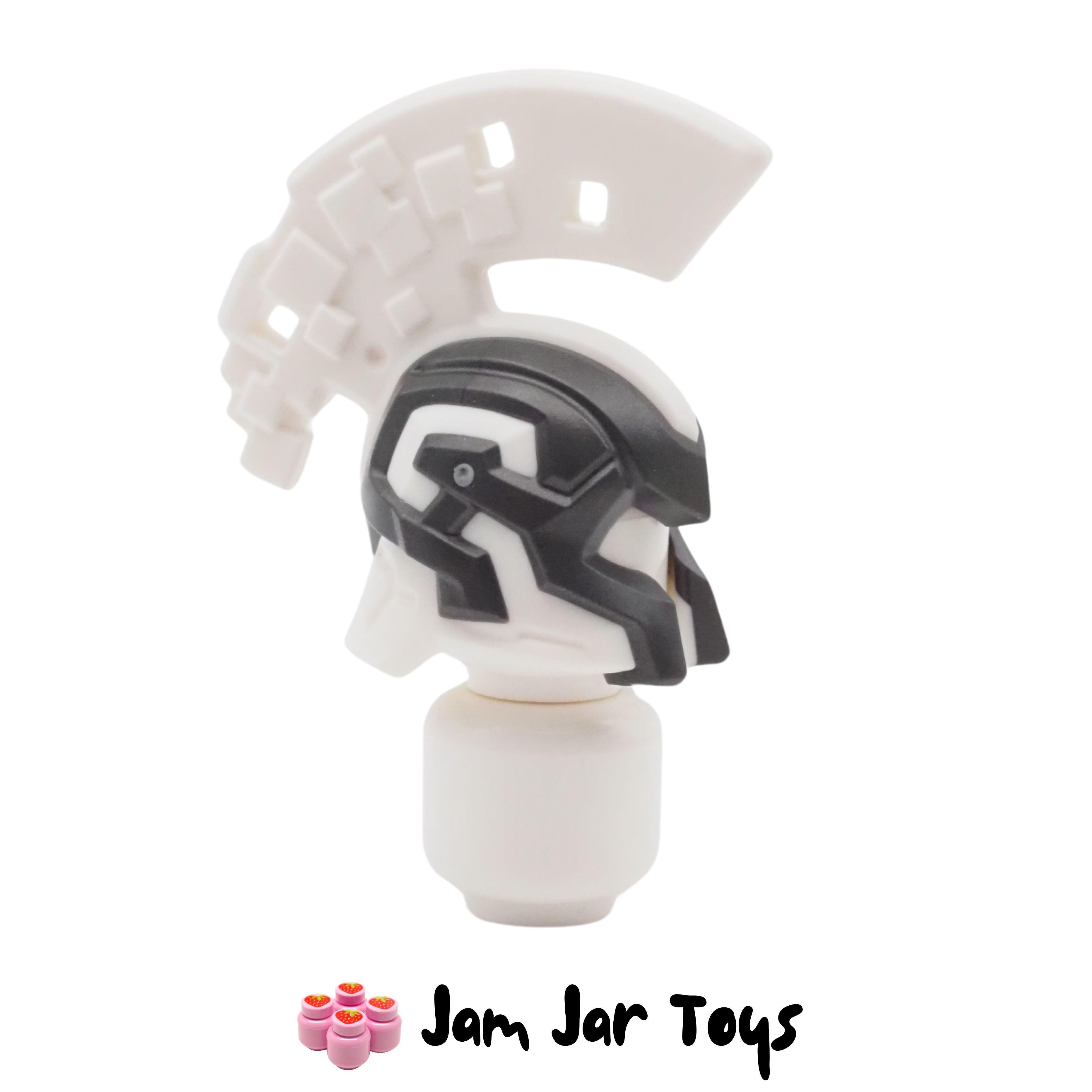 LEGO White Helmet / Crest / Pearl Titanium Frame. HG323