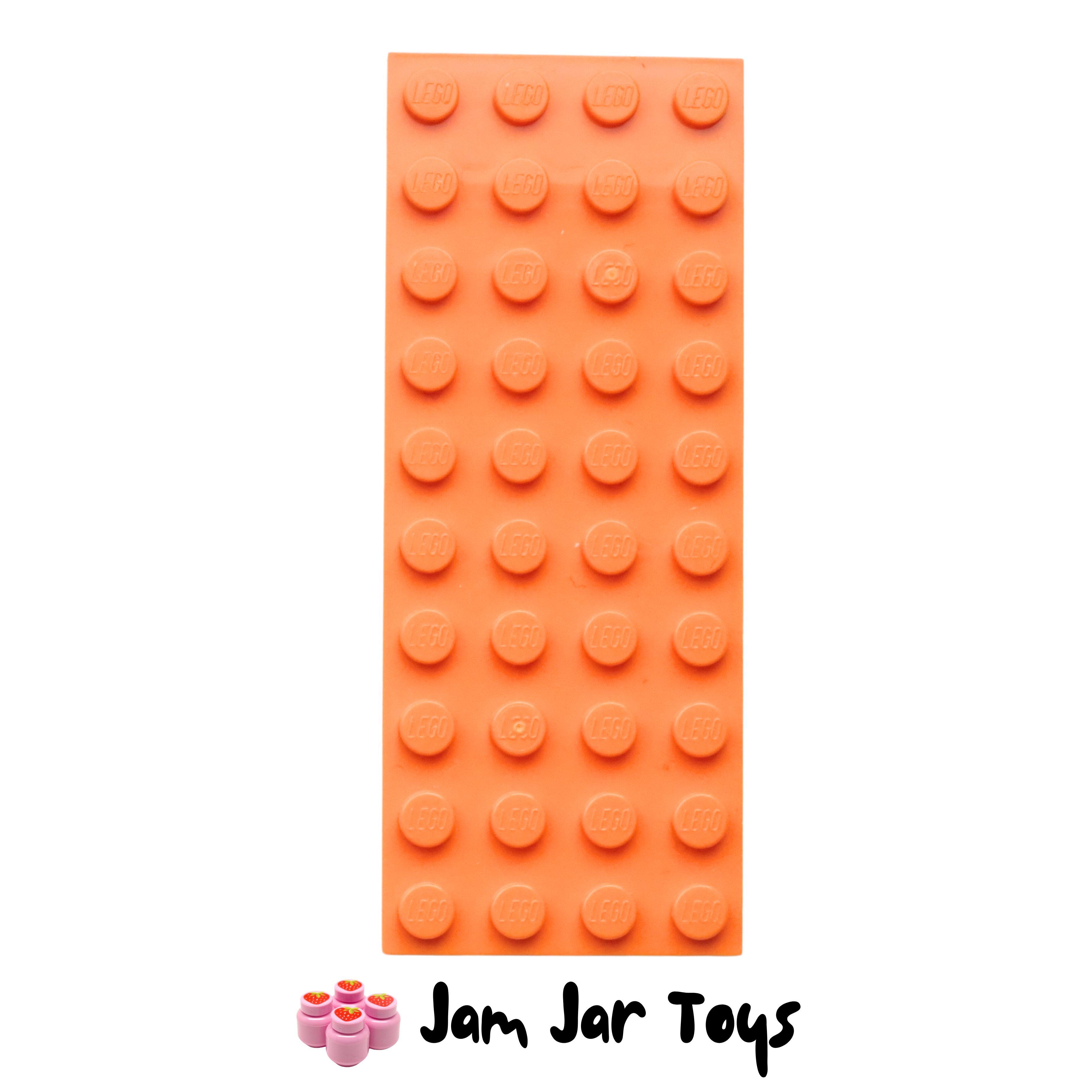 LEGO Orange 4 x 10 LEGO Base Plate
