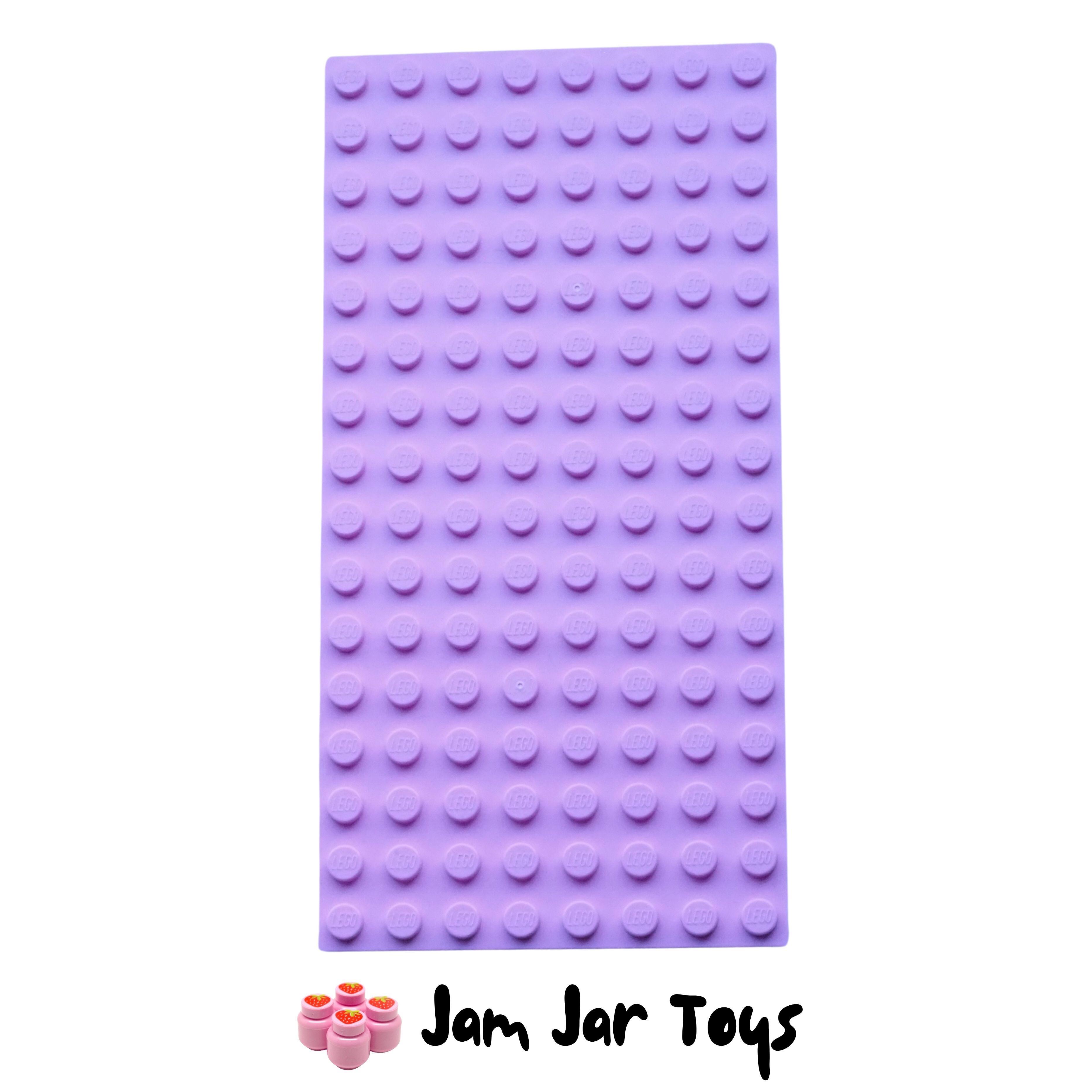 LEGO Plate 8x16 Medium Lavender Building Base