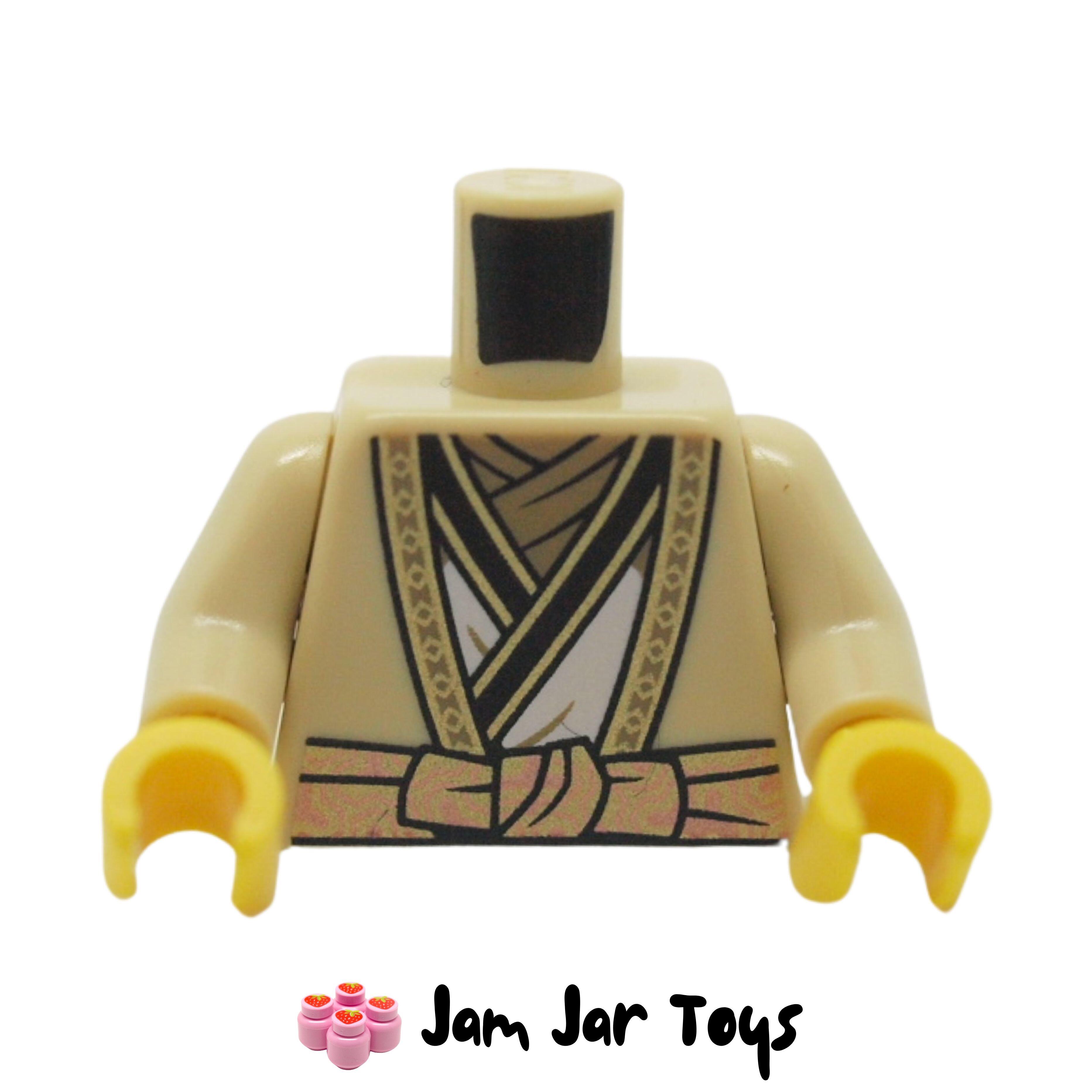 LEGO Tan Robe, White Under Robe, Trim, Belt. TO72