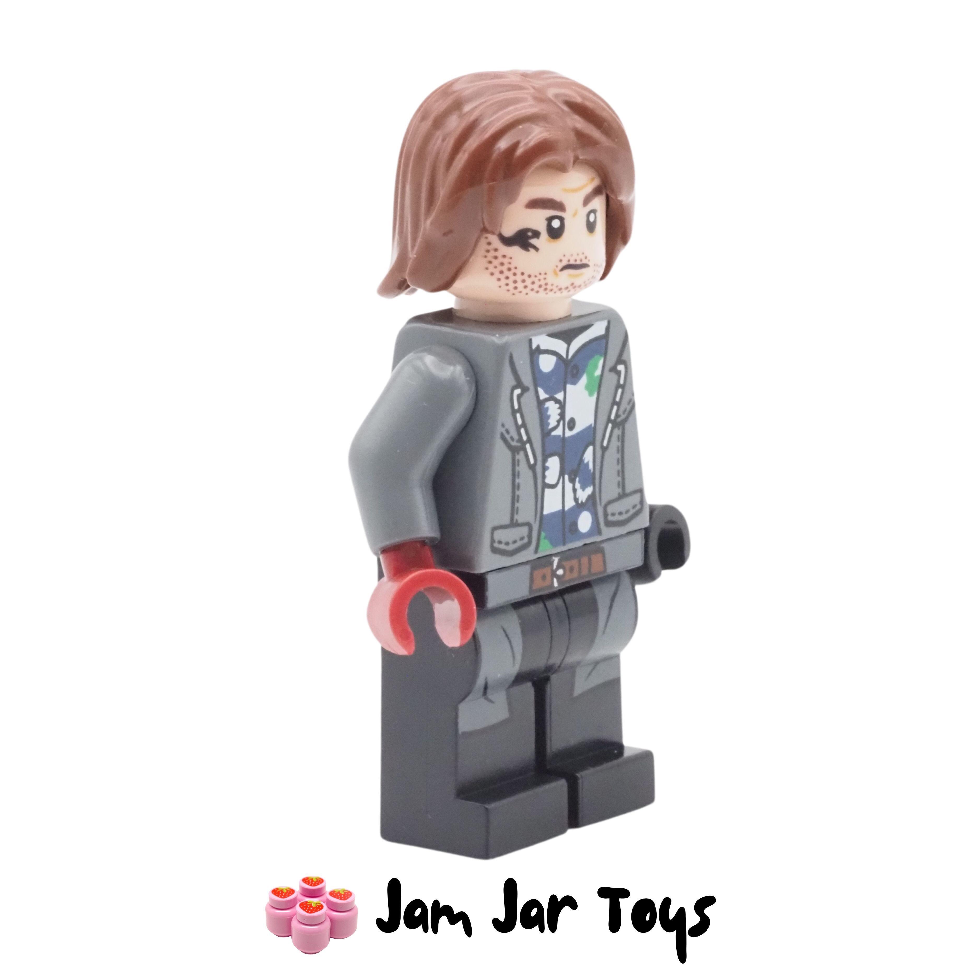 LEGO Rainn Delacourt Jurassic World Mini Figure Dark Blue and White ...