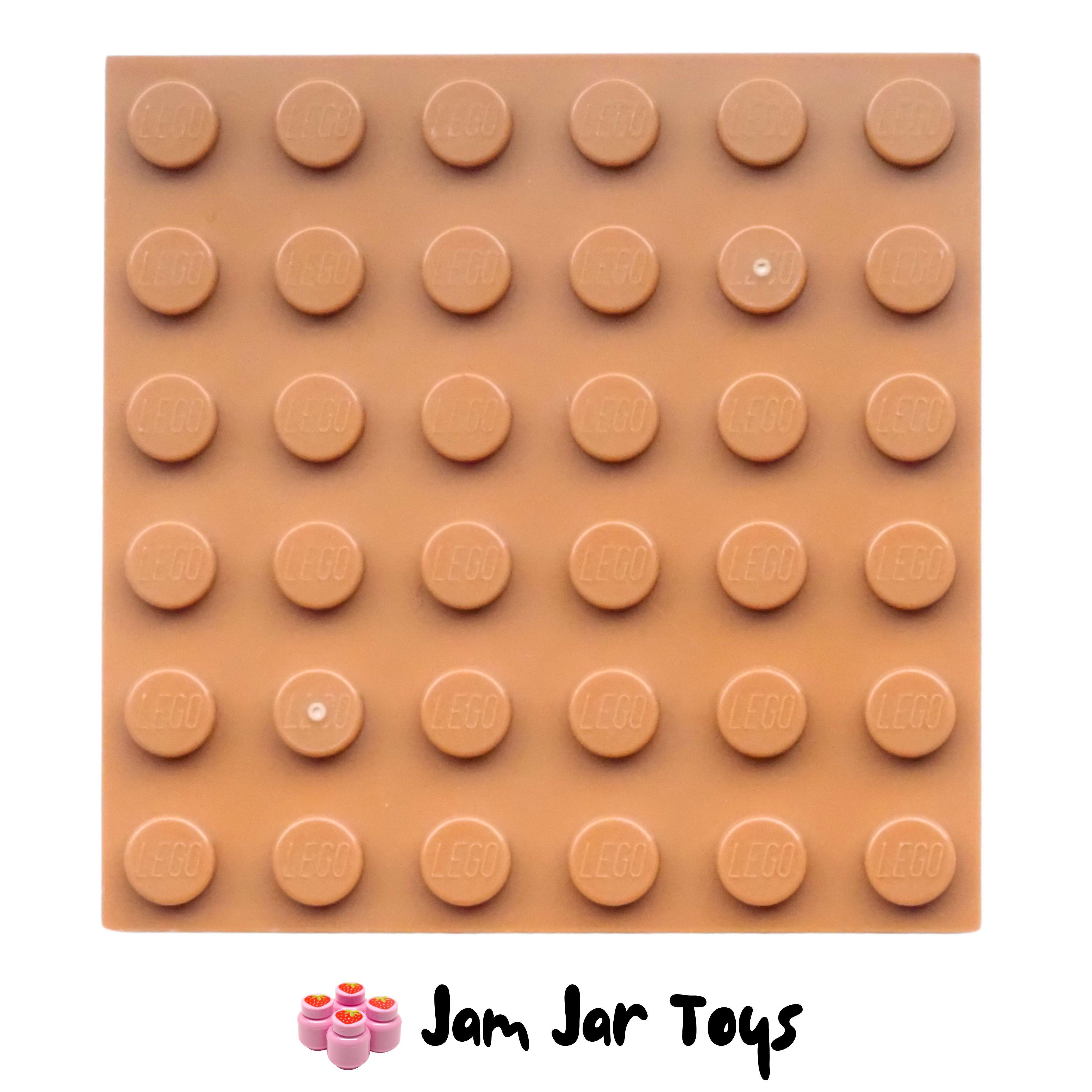 LEGO Medium Nougat 6 x 6 LEGO Base Plate