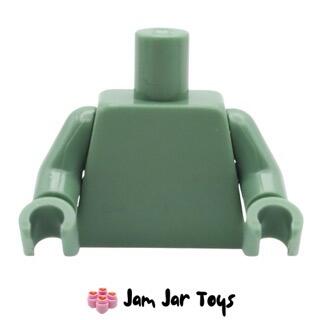 LEGO Minifigure Torso – Sand Green | JamJarToys