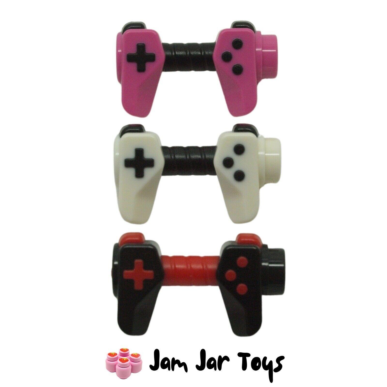 LEGO Game Controllers / Weapons Hilt. 1 x Black; White and Pink