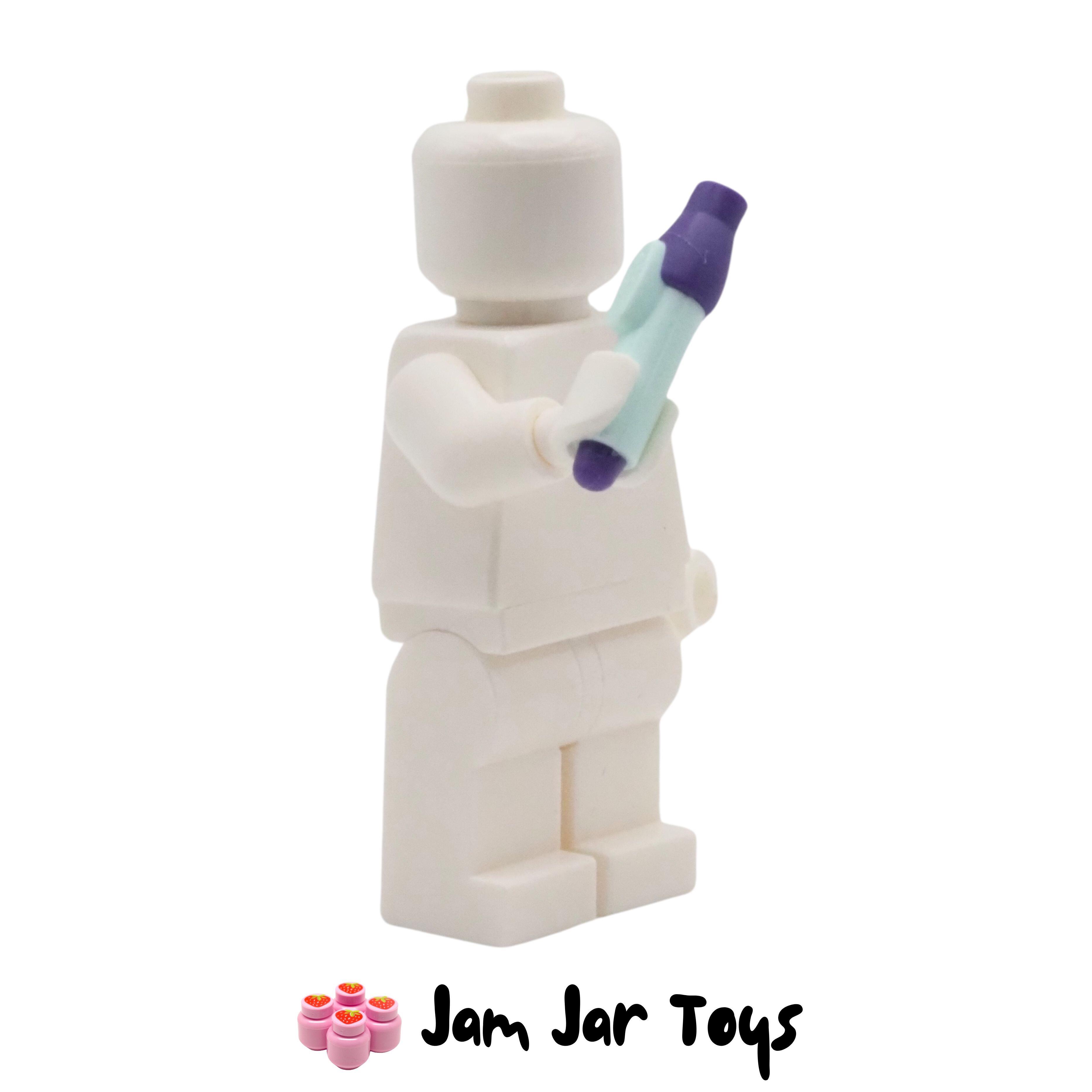 LEGO Light Aqua Pen, Dark Purple Tip and Cap. A503