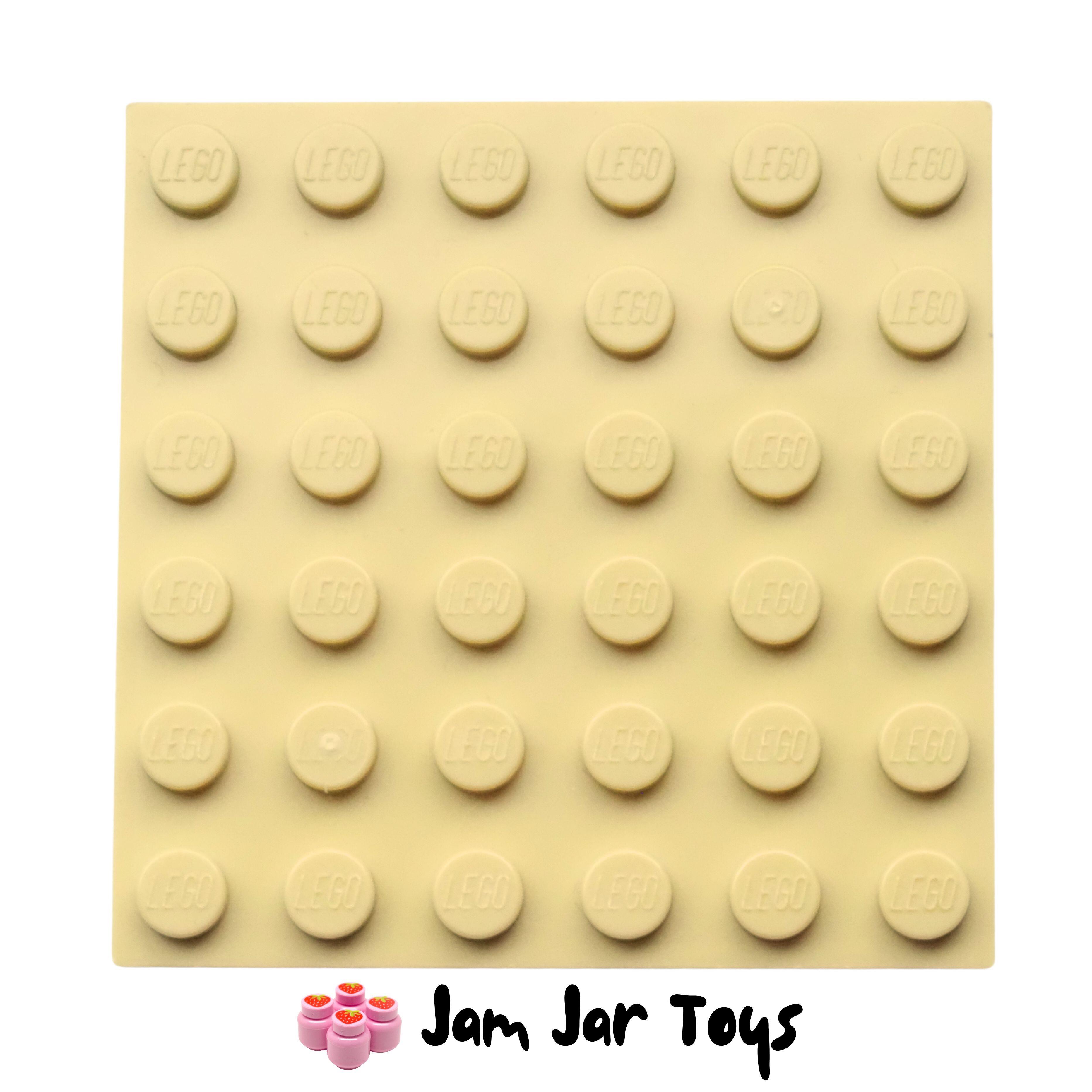 LEGO Tan 6 x 6 LEGO Base Plate.