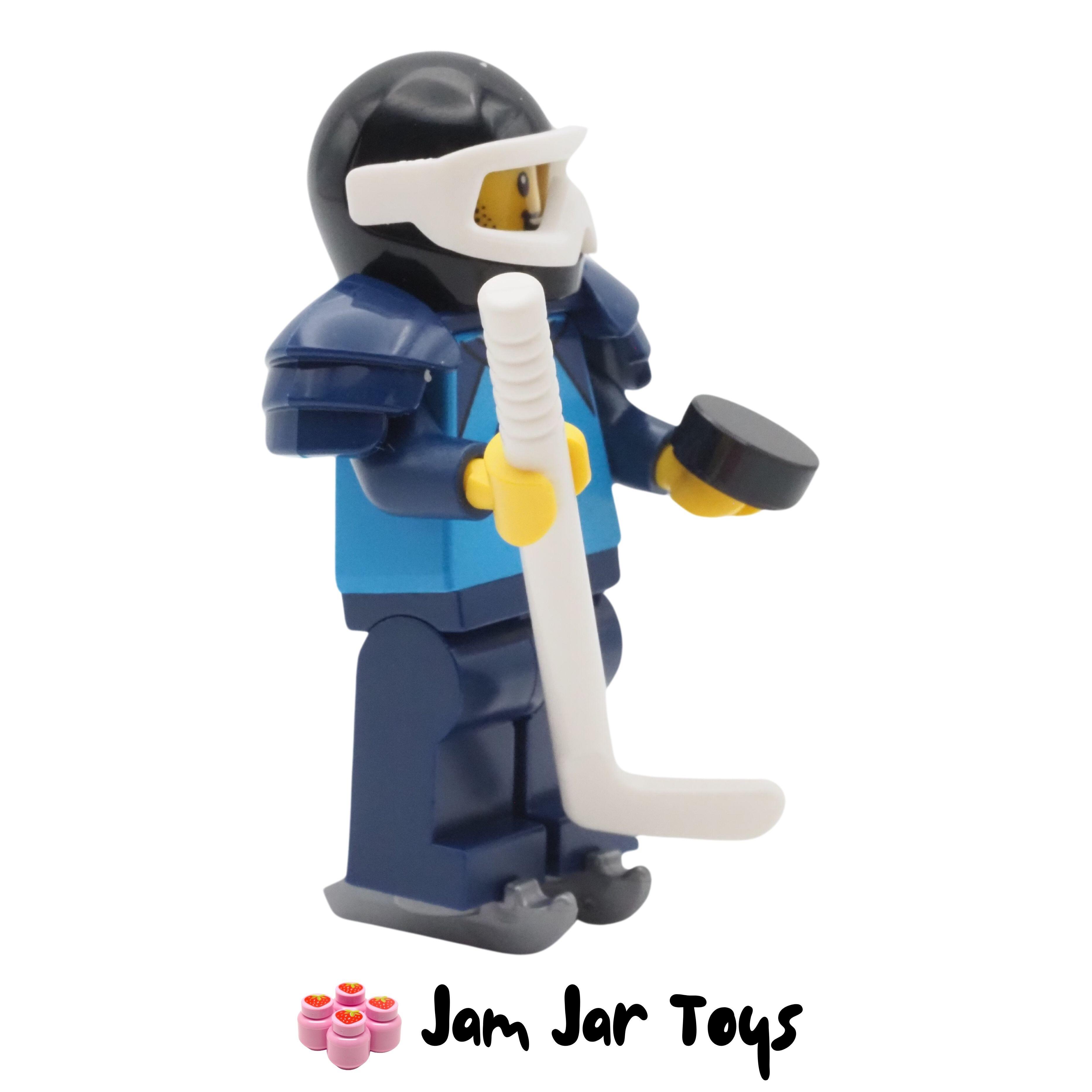 LEGO Ice Hockey Player City Minifigure CTY1682 | JamJarToys