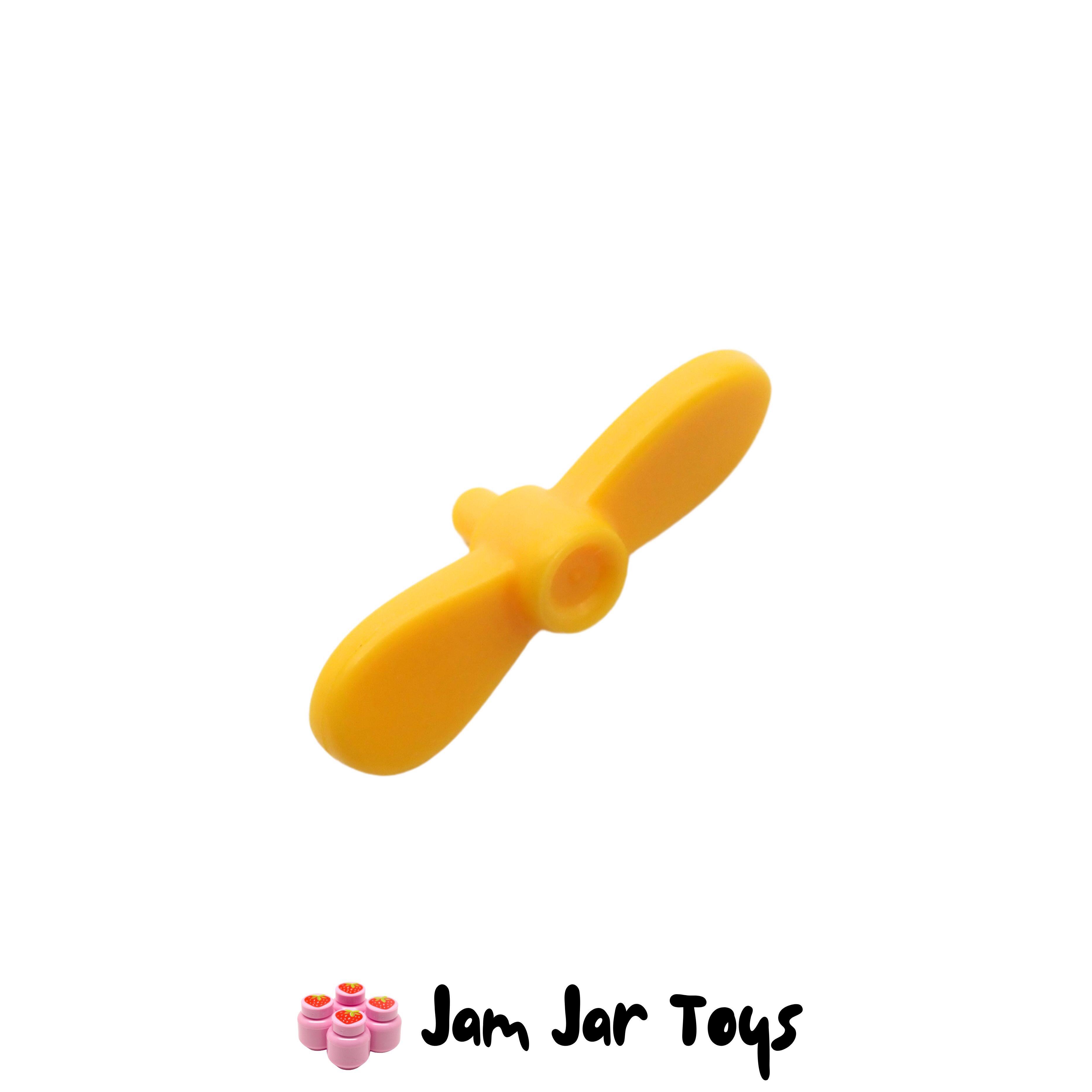 LEGO Black Tiny Drone Blade, Propeller, 1.5 Shaft. A505