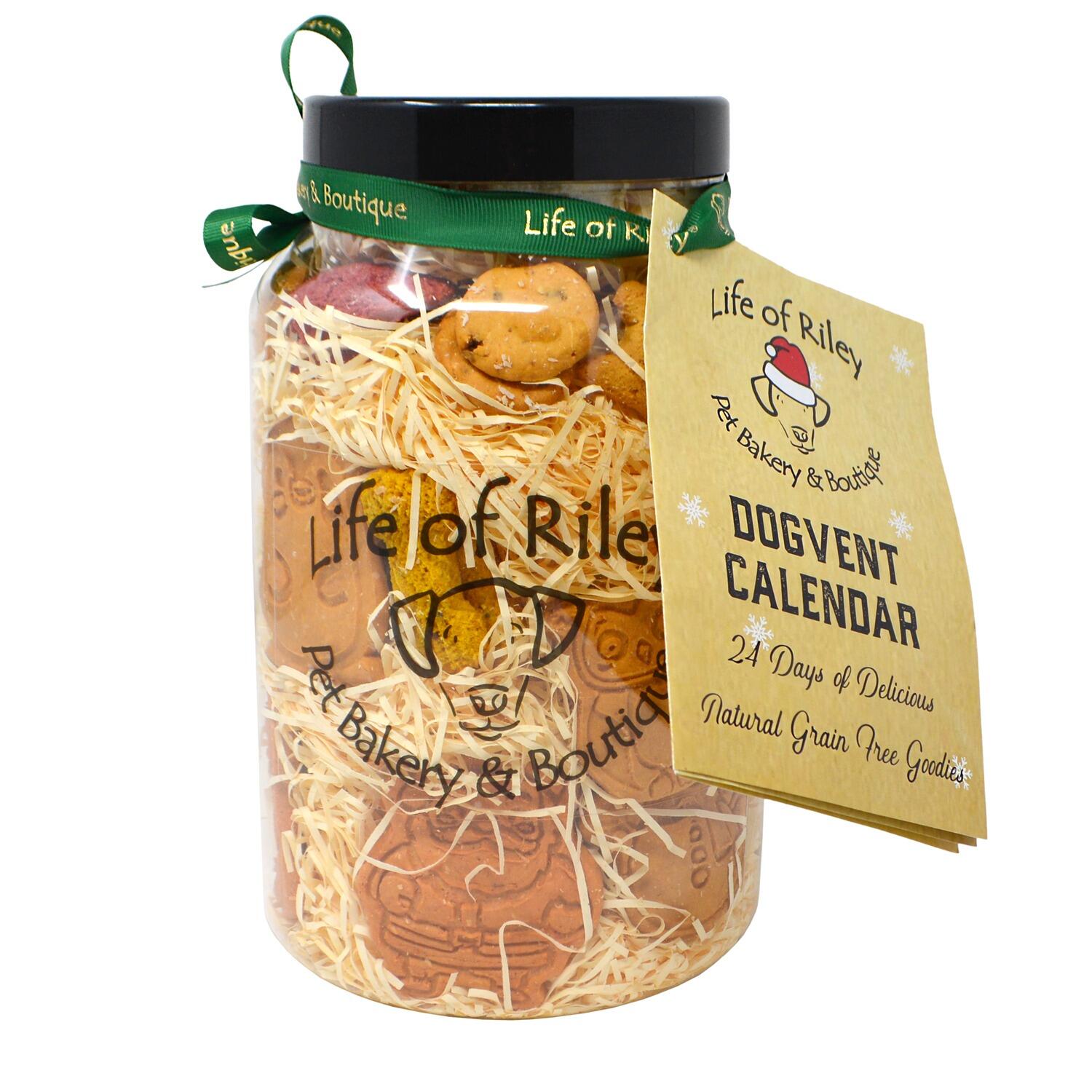 Life of Riley Bakery - Doggy Christmas Biscuit Jar