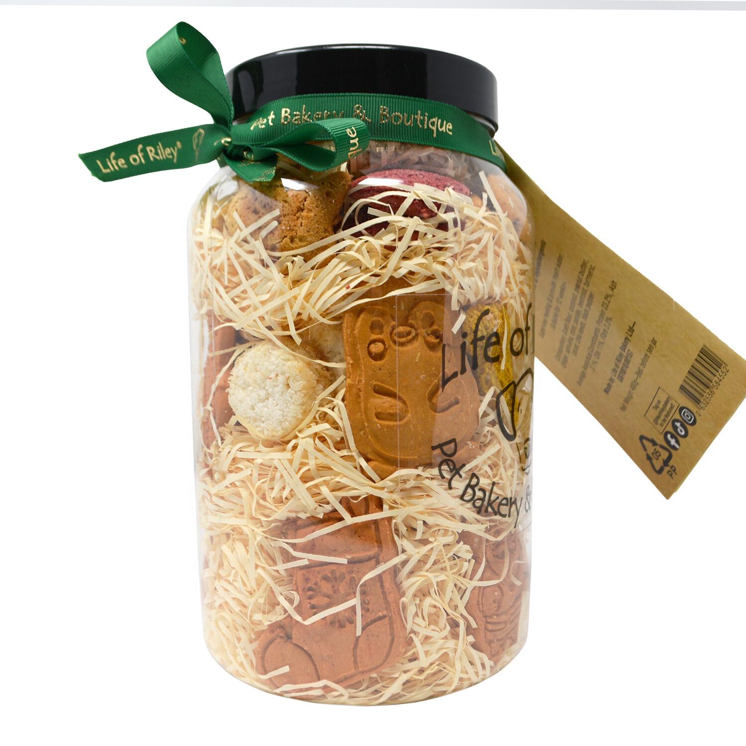 Life of Riley Bakery - Doggy Christmas Biscuit Jar