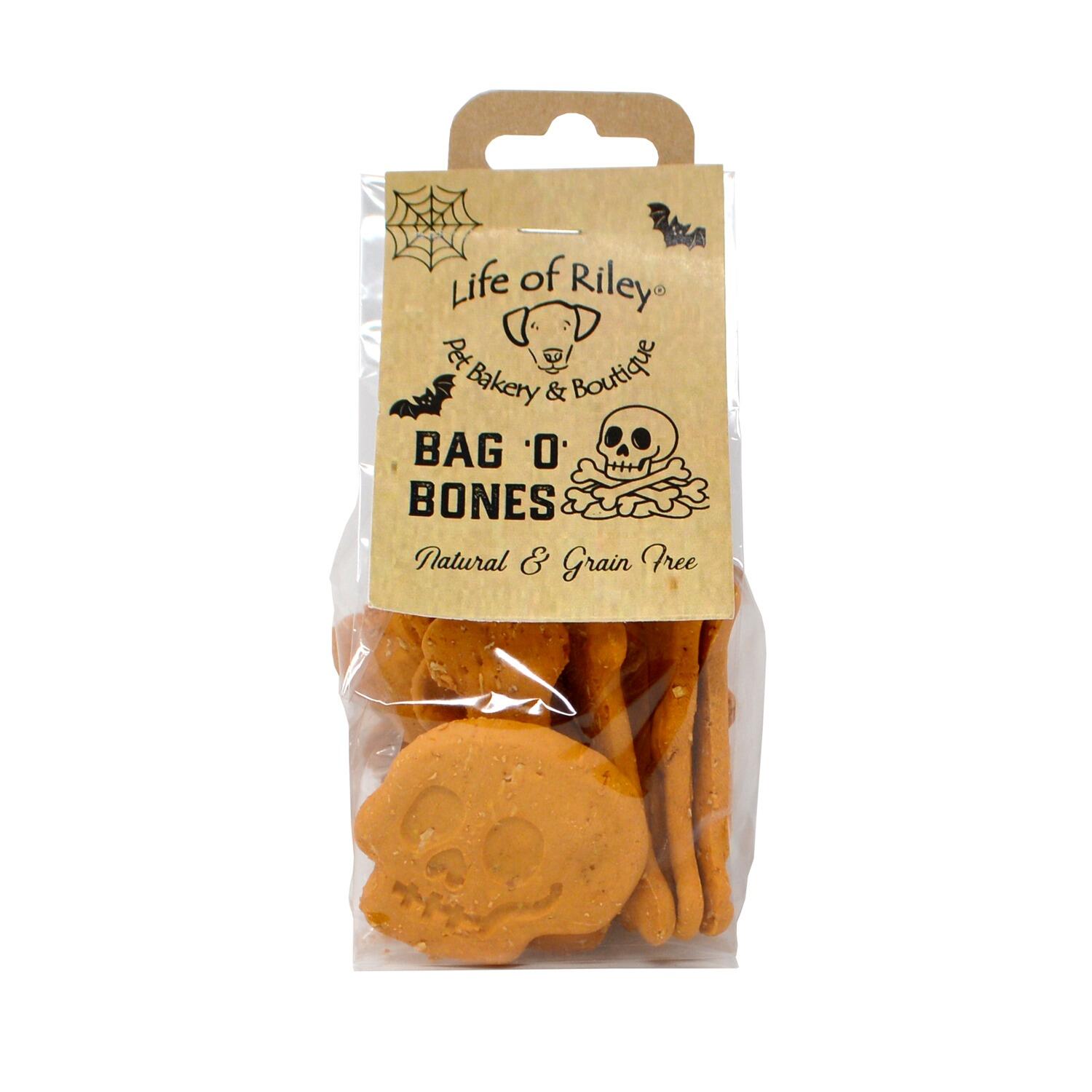 Life of Riley Bakery - Bag 'O' Bones Halloween Biscuits 100g