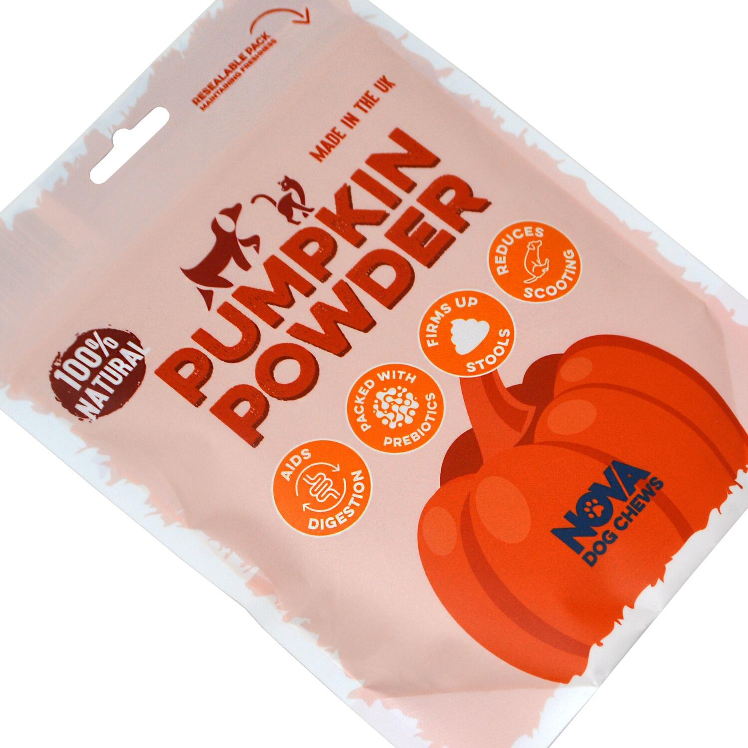 Nova Dog Chews Pumpkin Powder for Cats and Dogs 200g