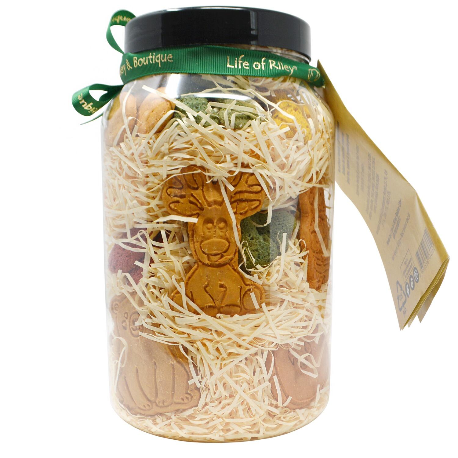 Life of Riley Bakery - Doggy Christmas Biscuit Jar
