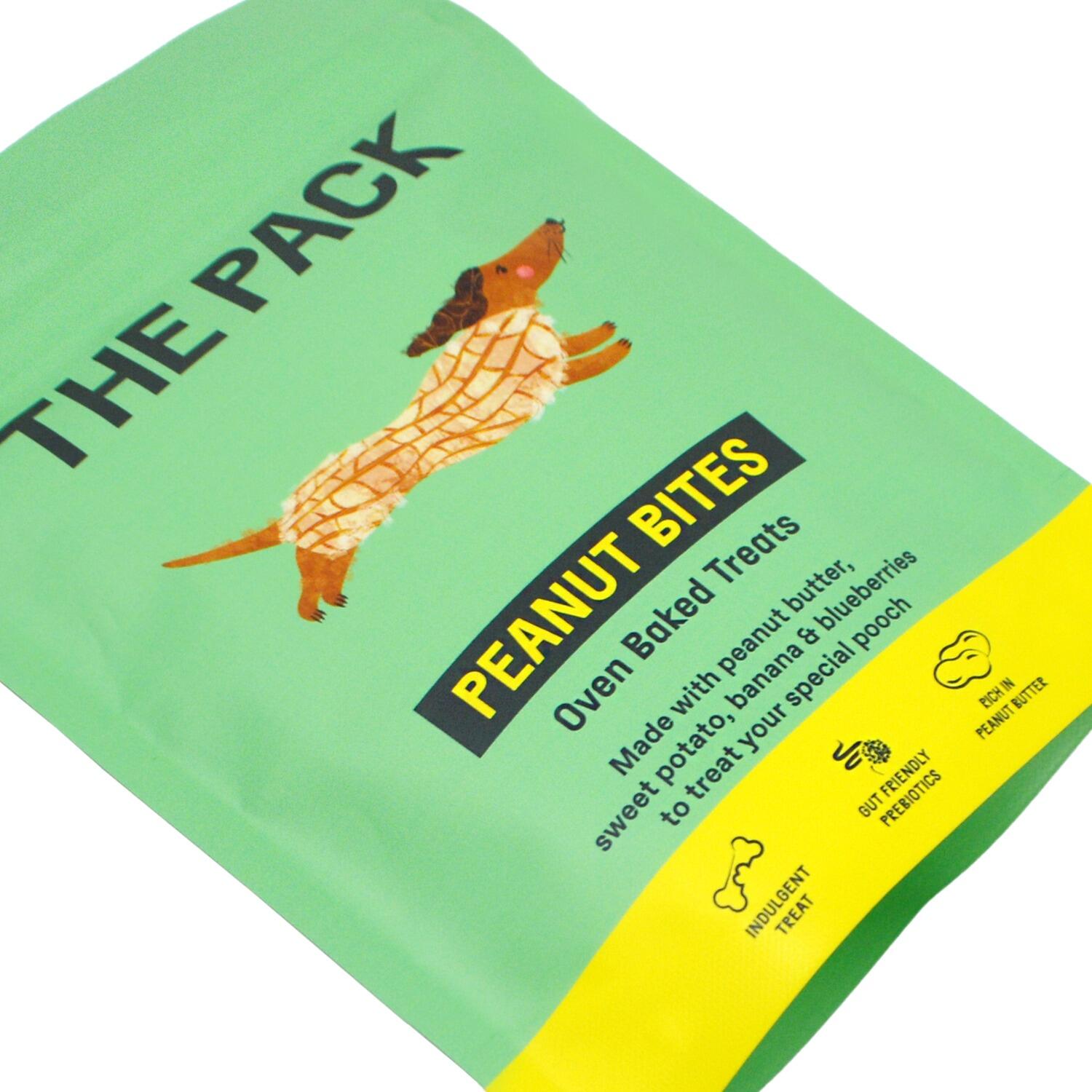The Pack Peanut Bites Functional Dog Treats 100g