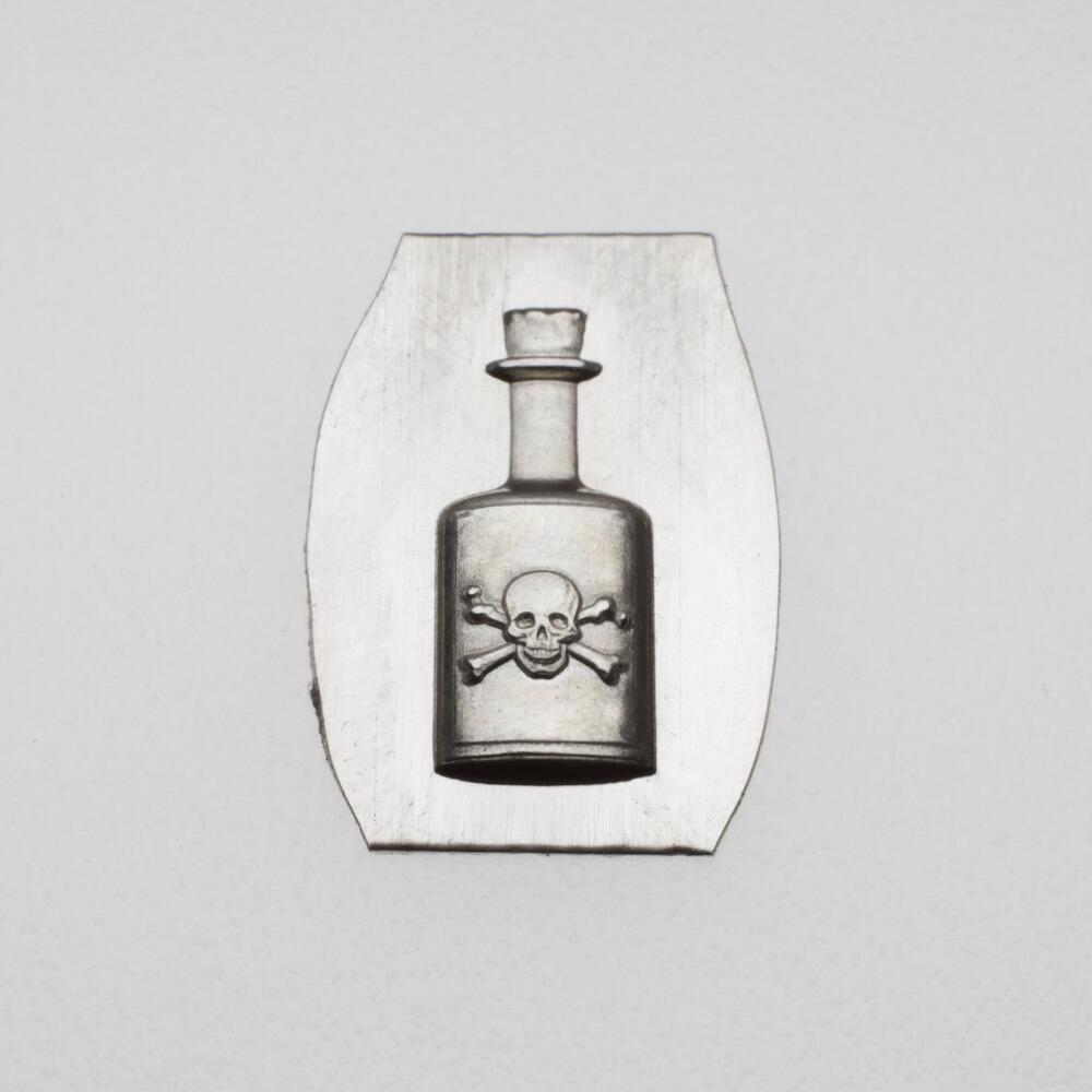 Gemina Large, Medium & Small Poison Bottle Impression Die