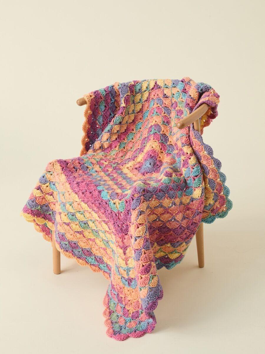 Crochet Cloud Blanket Crochet Pattern - Sirdar Hayfield Spirit Chunky 10868