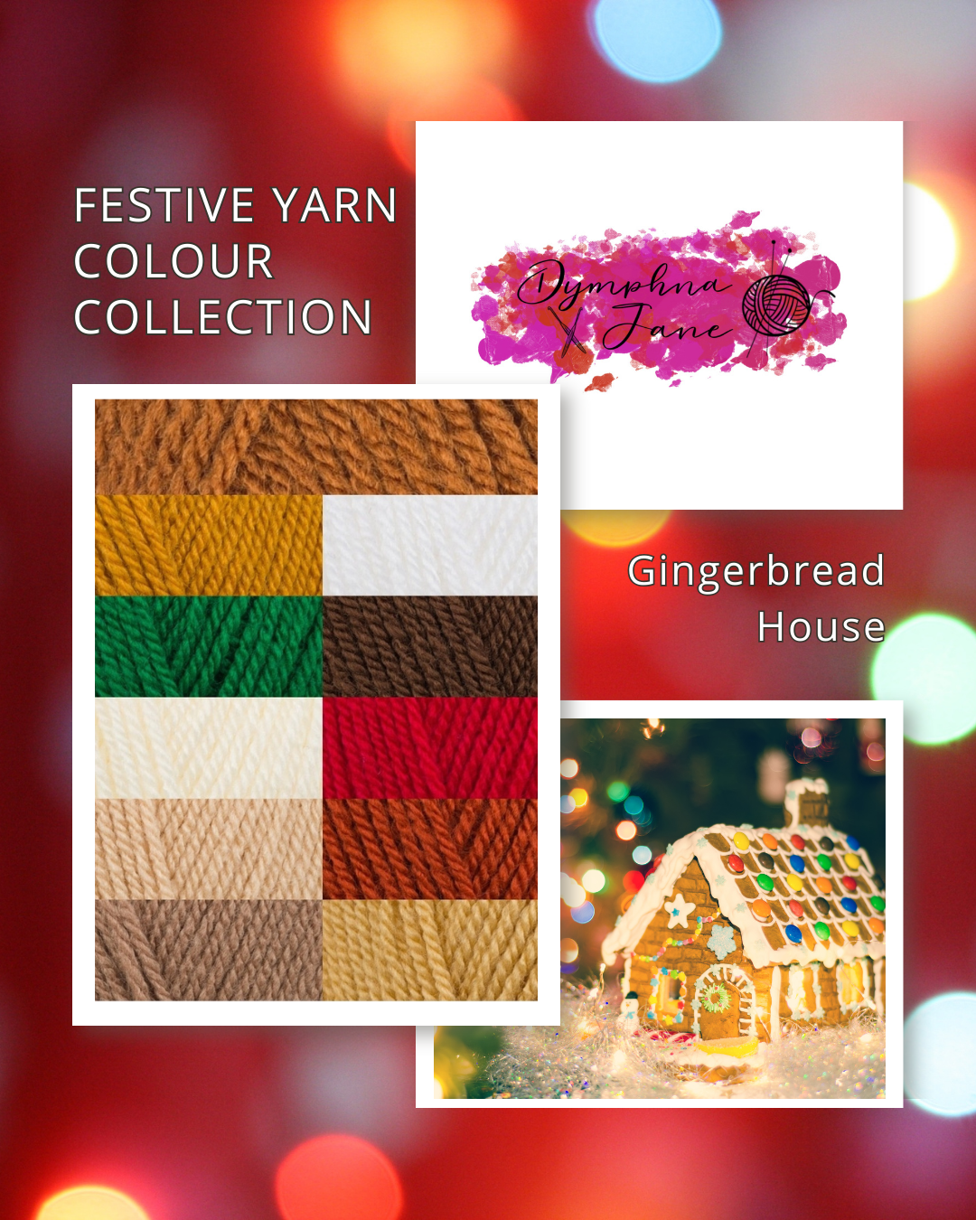 Stylecraft Special Dk Christmas Yarn/wool Pack Gingerbread house knit ...