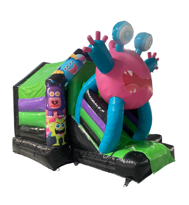 12ft x 18ft 3D Space Aliens Front Slide Combo