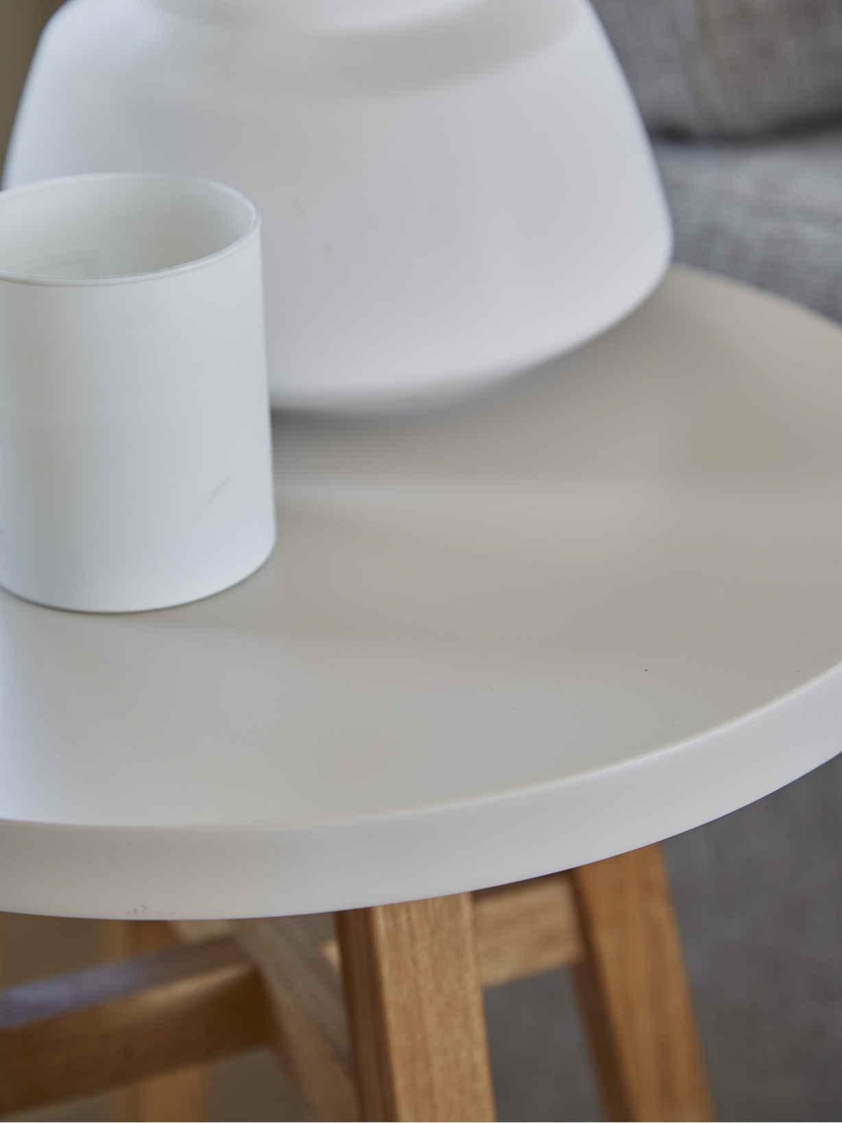 Scandi White Side Table | Scandinavian Side Tables | Nordic House
