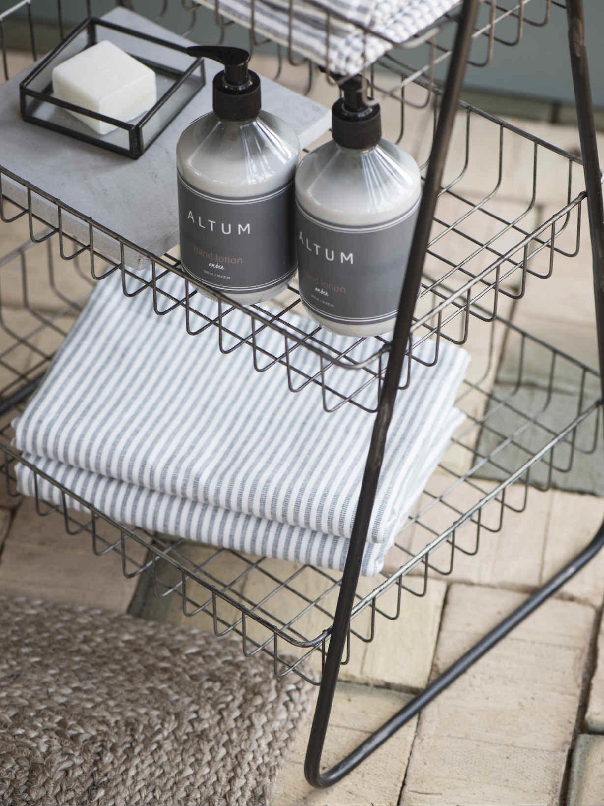 Decorative Metal Basket | Metal Storage Basket | Nordic House