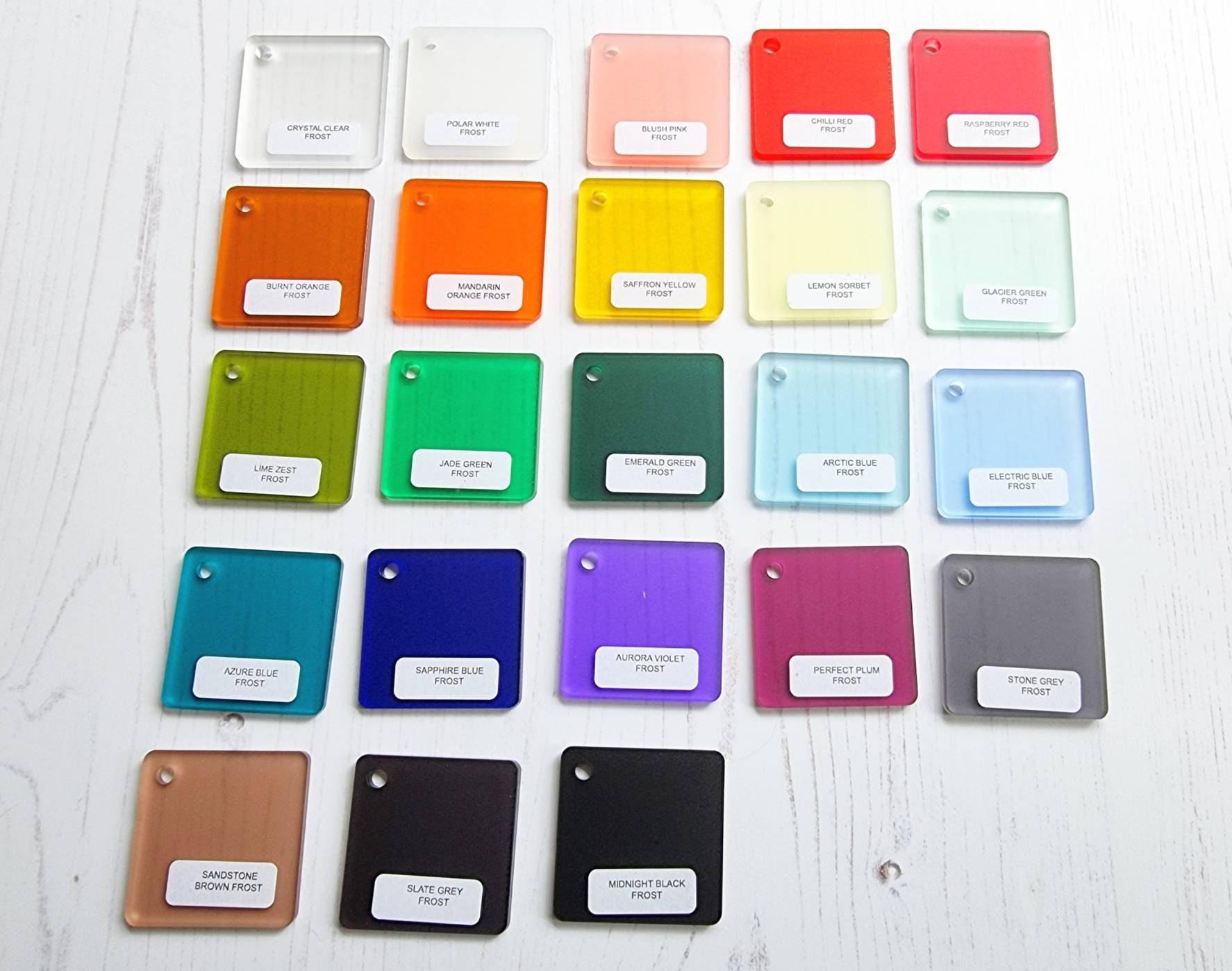 Earring measurement display stand assorted size & colours