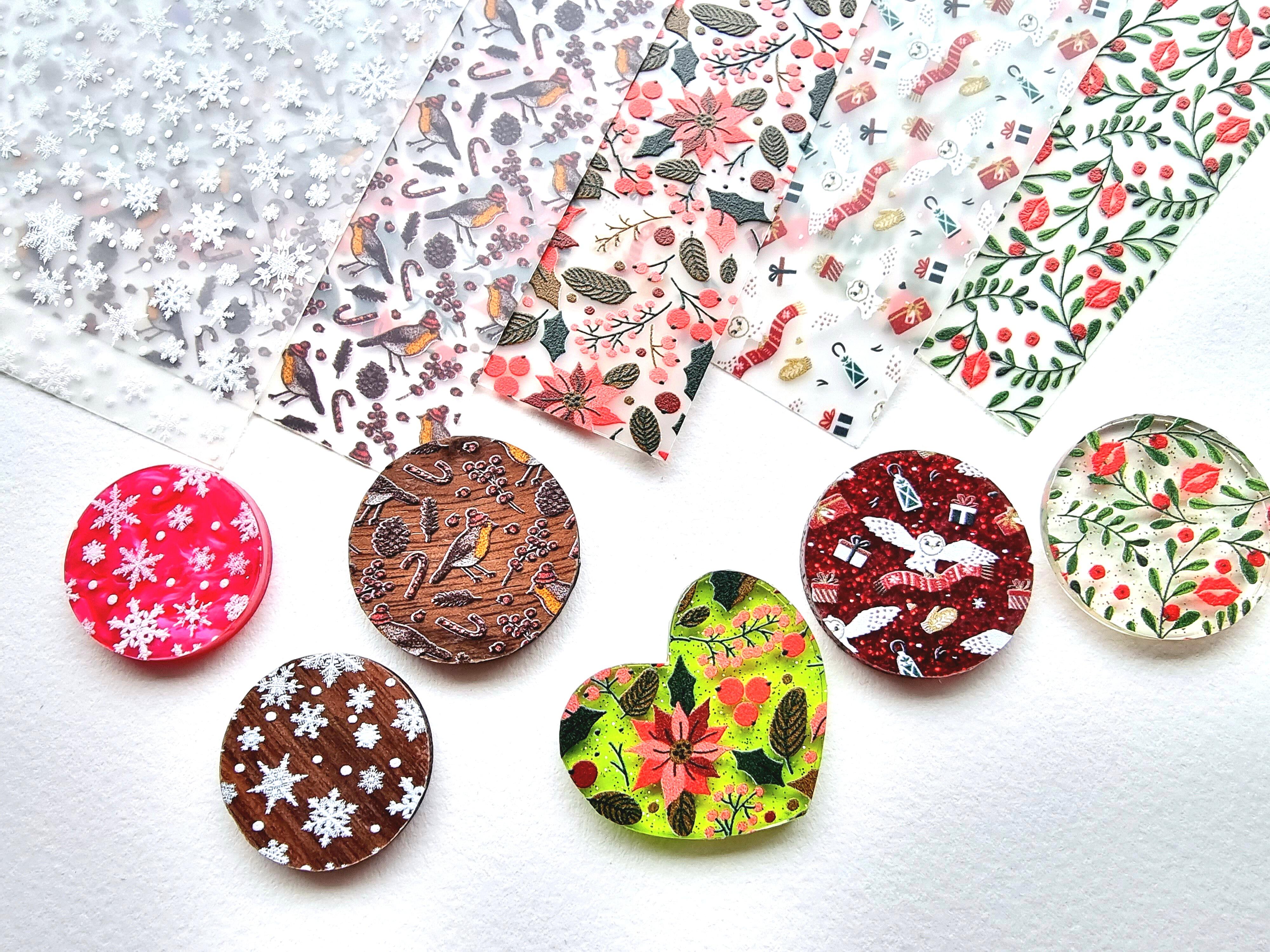 Adhesive Pattern sheets Winter & Festive